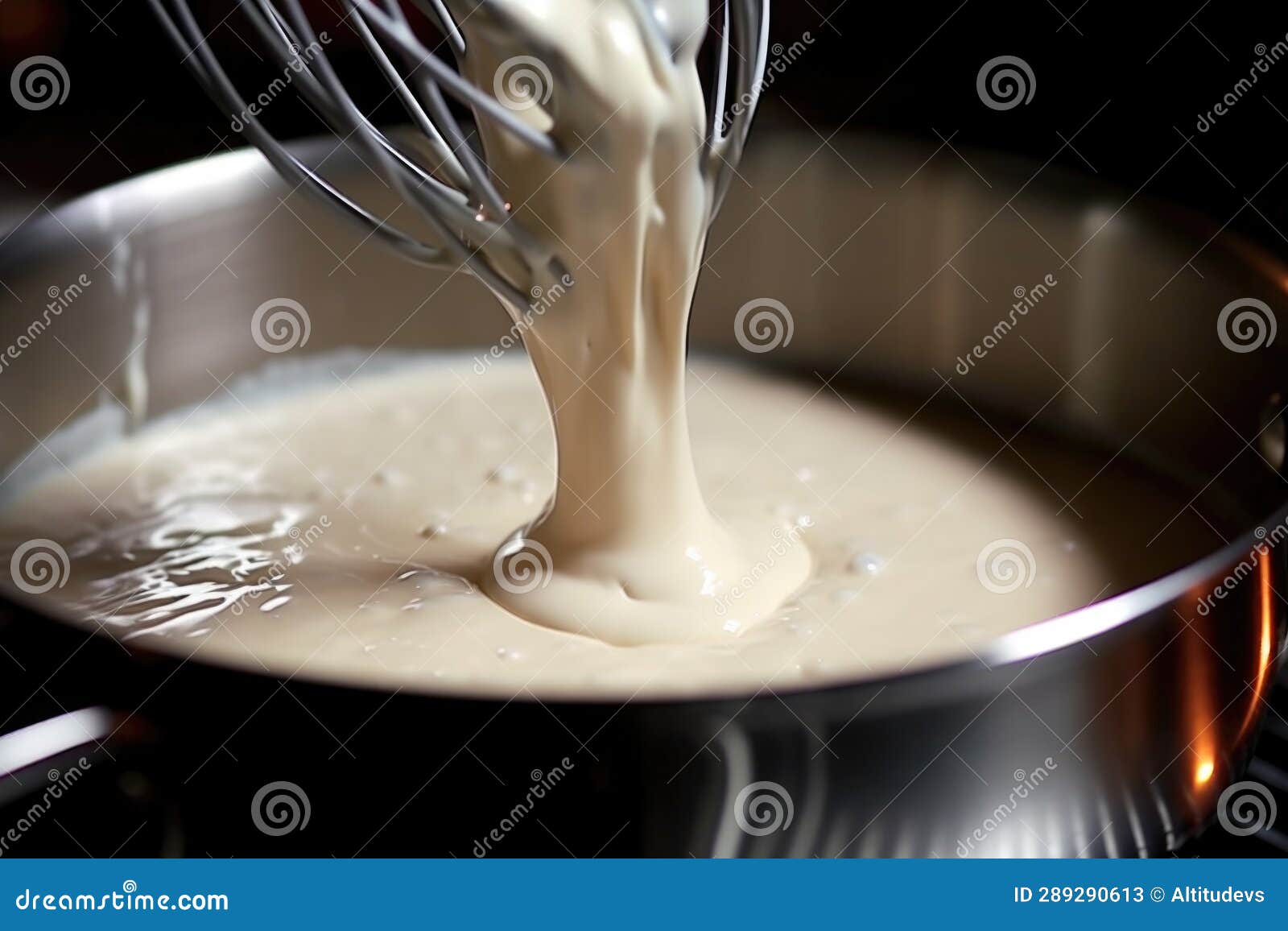Whisk Stirring Creamy Soup, Showing Texture Stock Image - Image of soup ...
