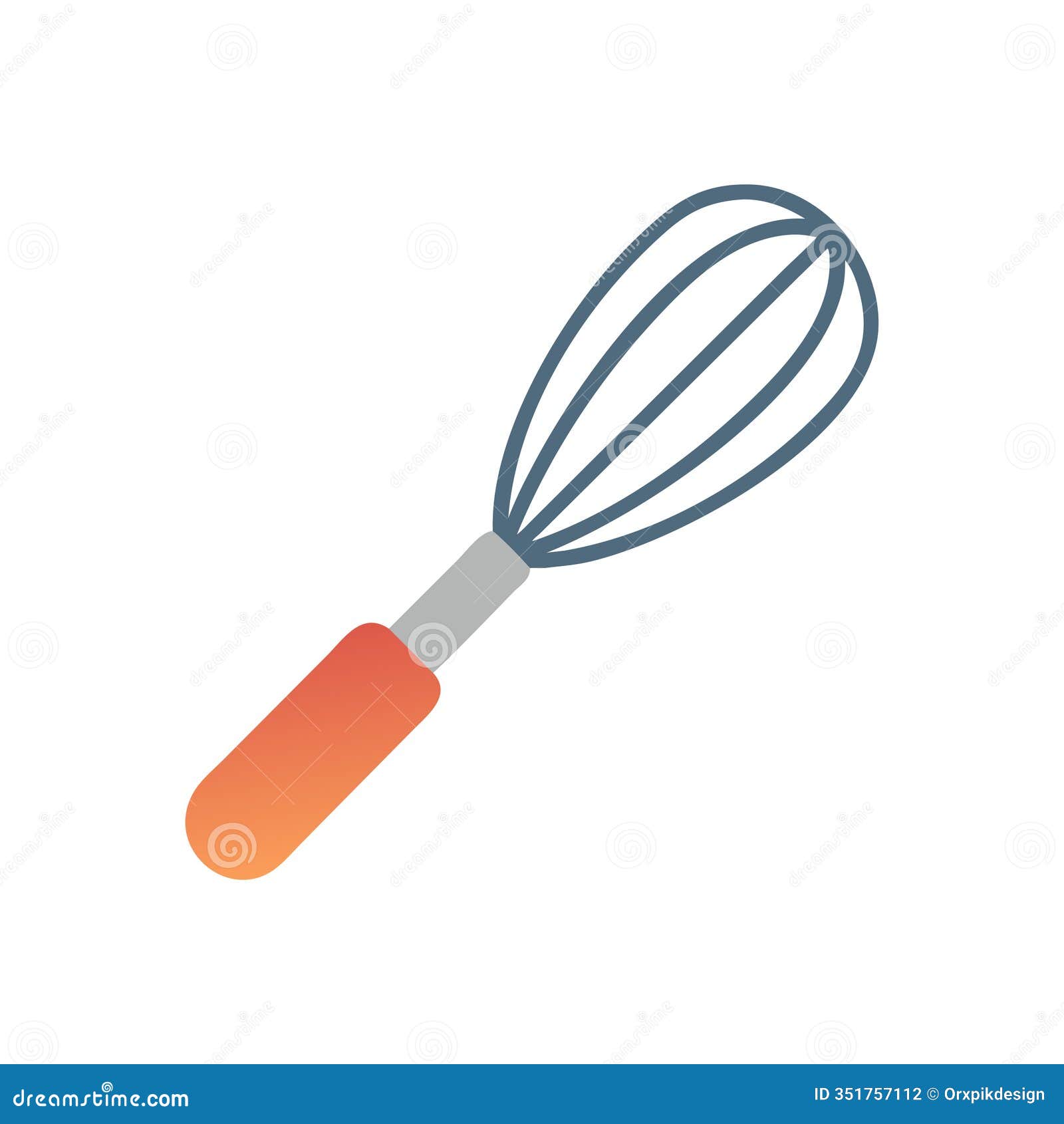 Whisk Vector for Cooking Techniques Stock Illustration - Illustration ...