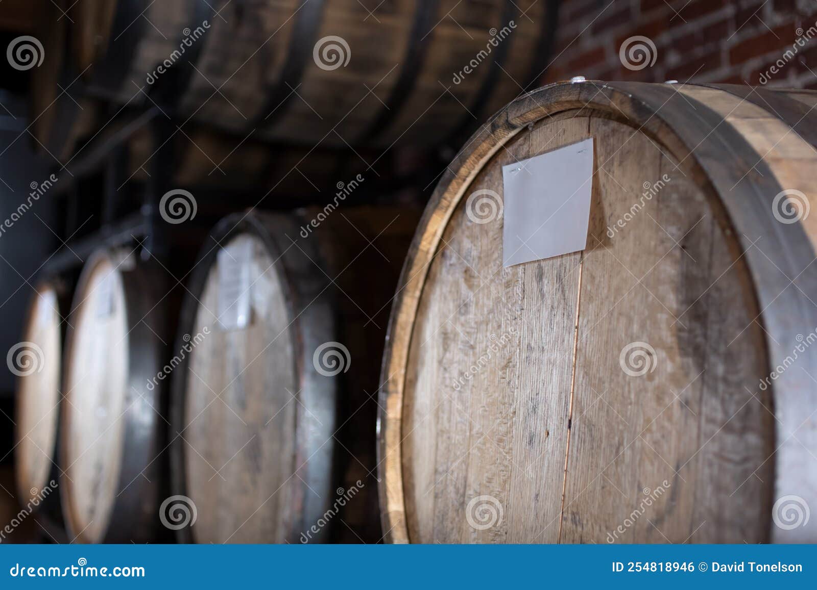 Whiskey Barrel, Wine, Cellar Stock Photo - Image of process ...