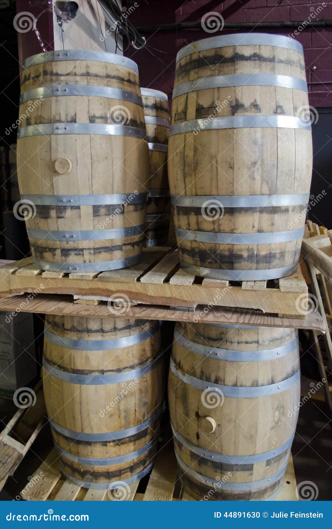 Whiskey Barrels stock photo. Image of barrels, wiskey - 44891630