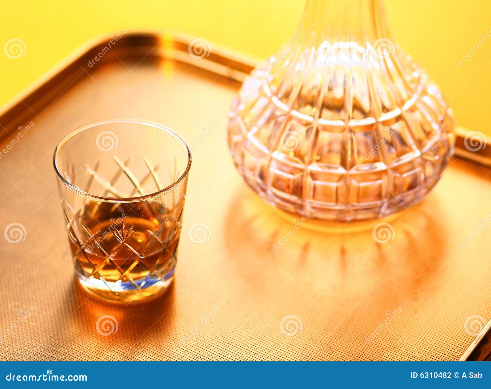 Whiskey and de canter stock photo. Image of golden, amber - 6310482