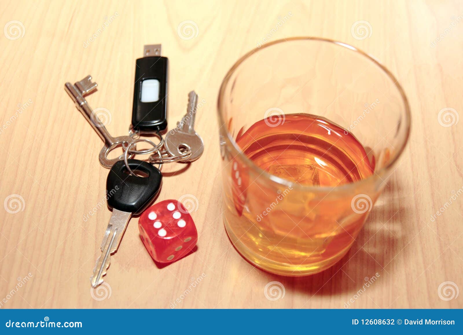 Whiskey dice and keys stock photo. Image of conference - 12608632