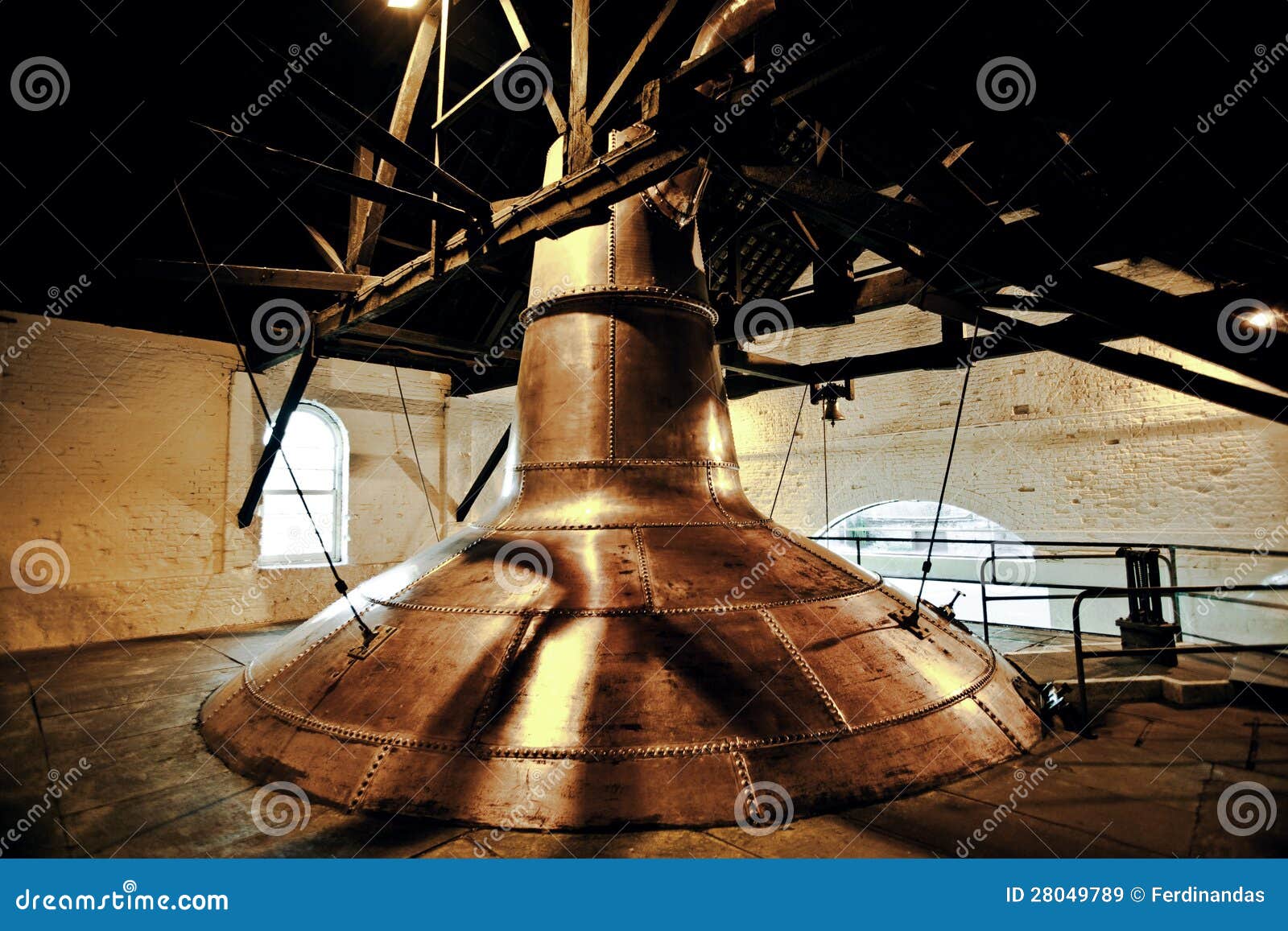 Whiskey Distillery Old Copper Washback in Ireland Stock Image - Image ...