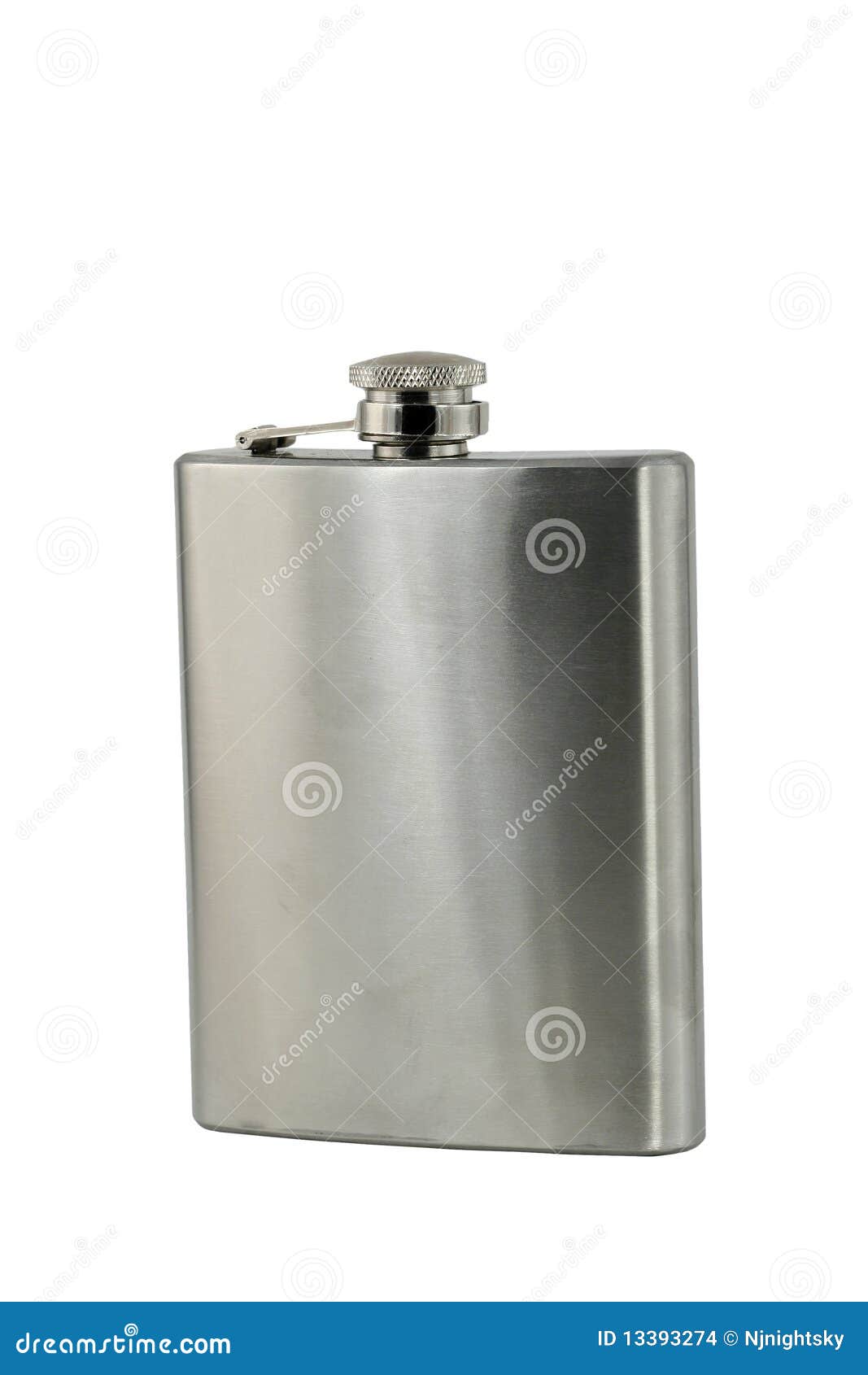 Whiskey flask stock photo. Image of silver, metallic - 13393274
