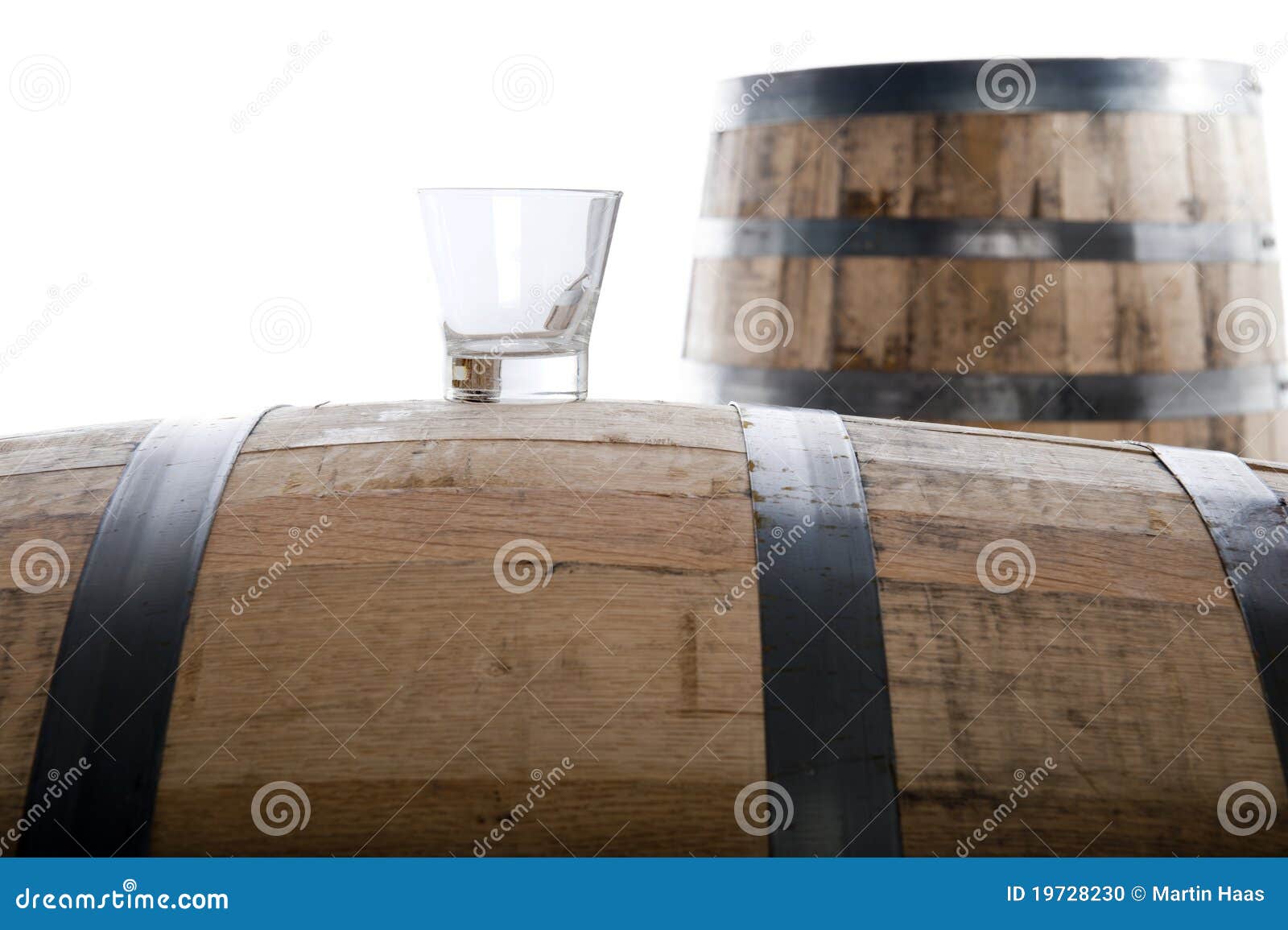 Whiskey Glass on Wooden Barrel Stock Photo - Image of cask, container ...