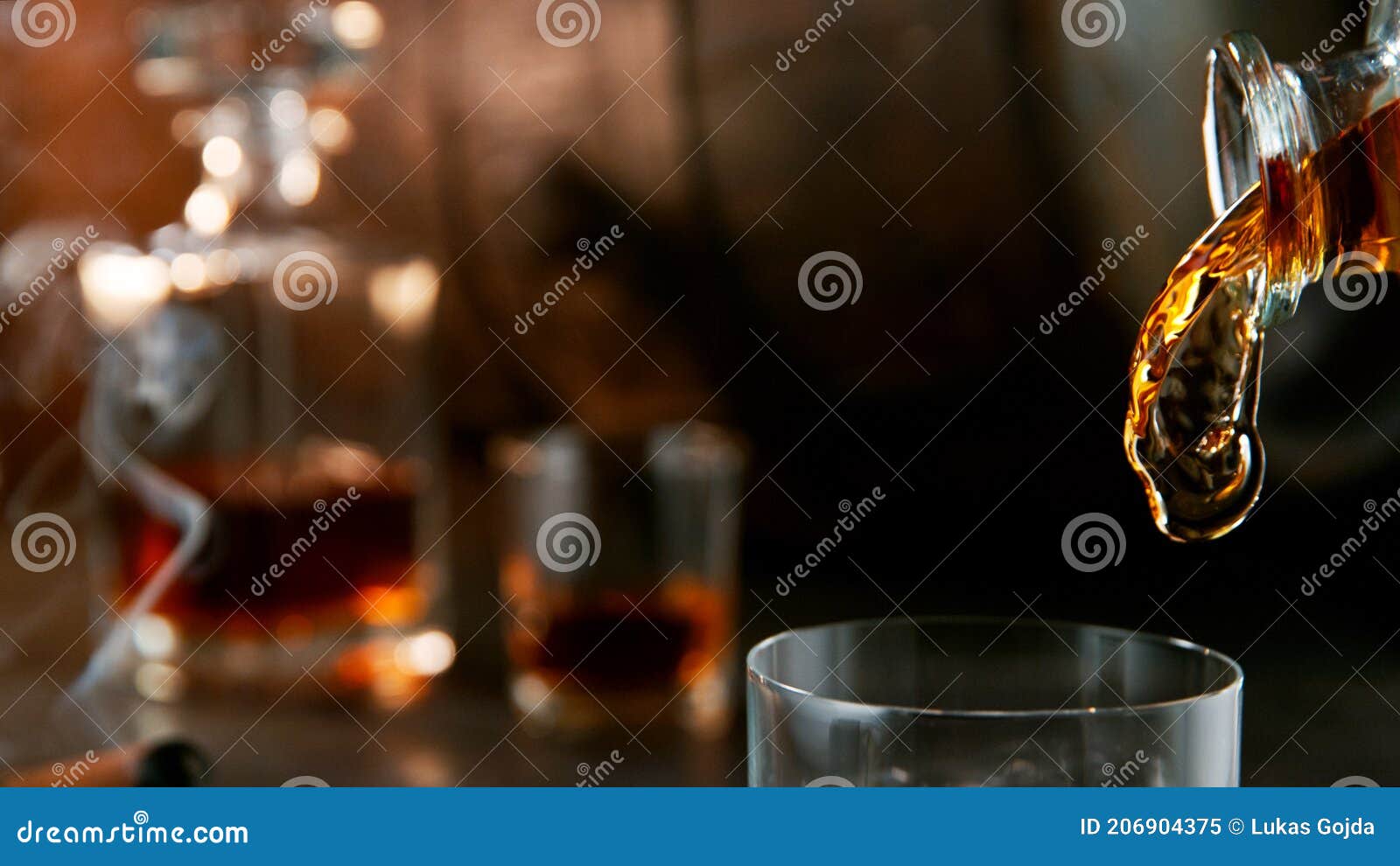 Whiskey Liquid Falling into Glass Stock Image - Image of motion ...