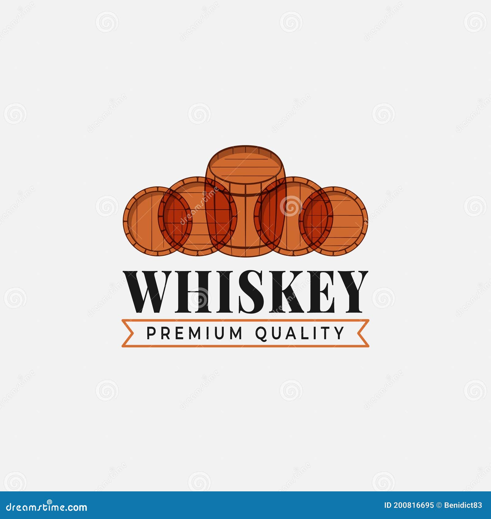 Whiskey Logo. Whiskey Pure Old Label. Premium Packaging Design ...