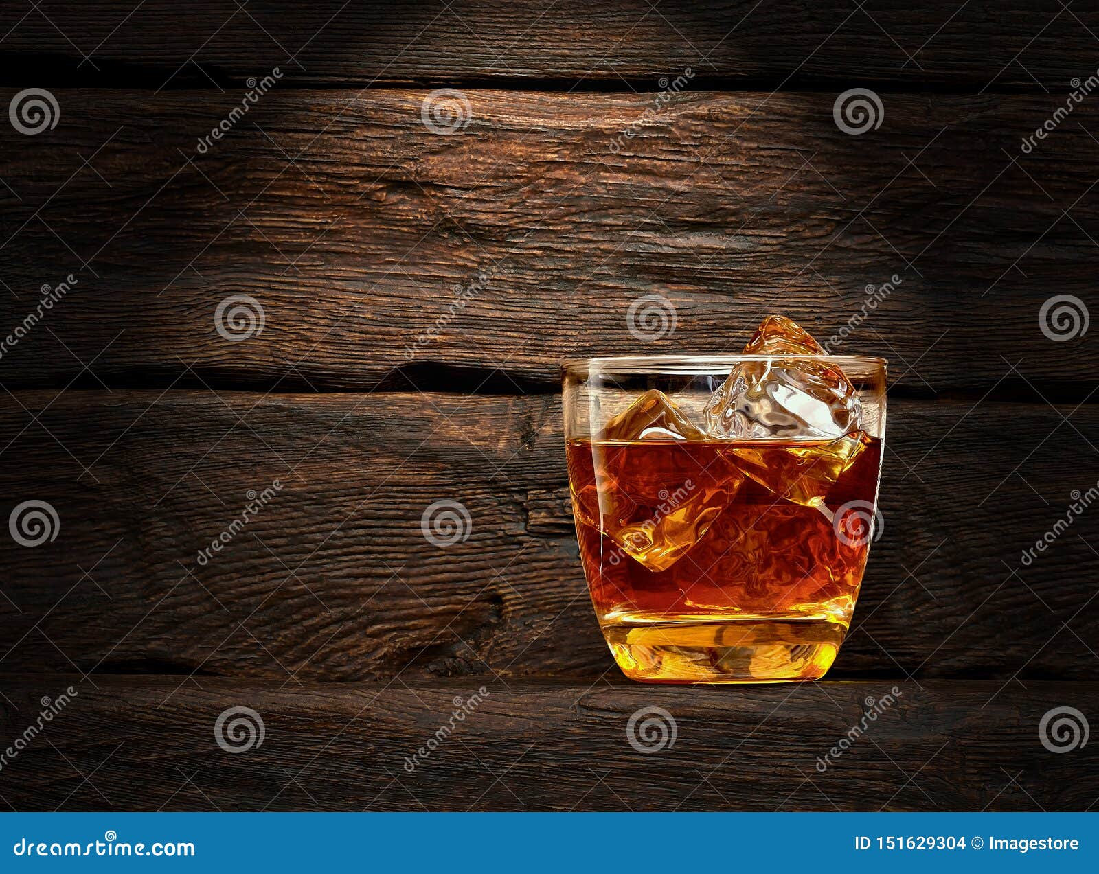 Whiskey in rocks glass stock photo. Image of bourbon - 151629304