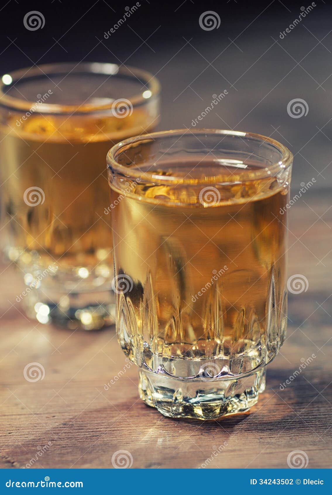 Whiskey shots stock photo. Image of focus, alcohol, wood - 34243502