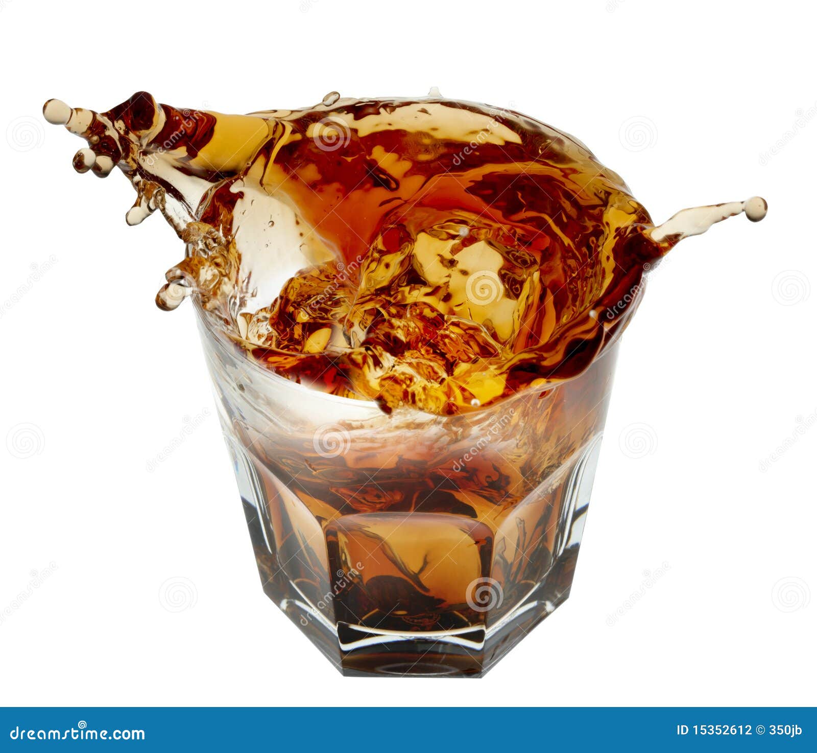 Whiskey splash stock photo. Image of whiskey, splash - 15352612