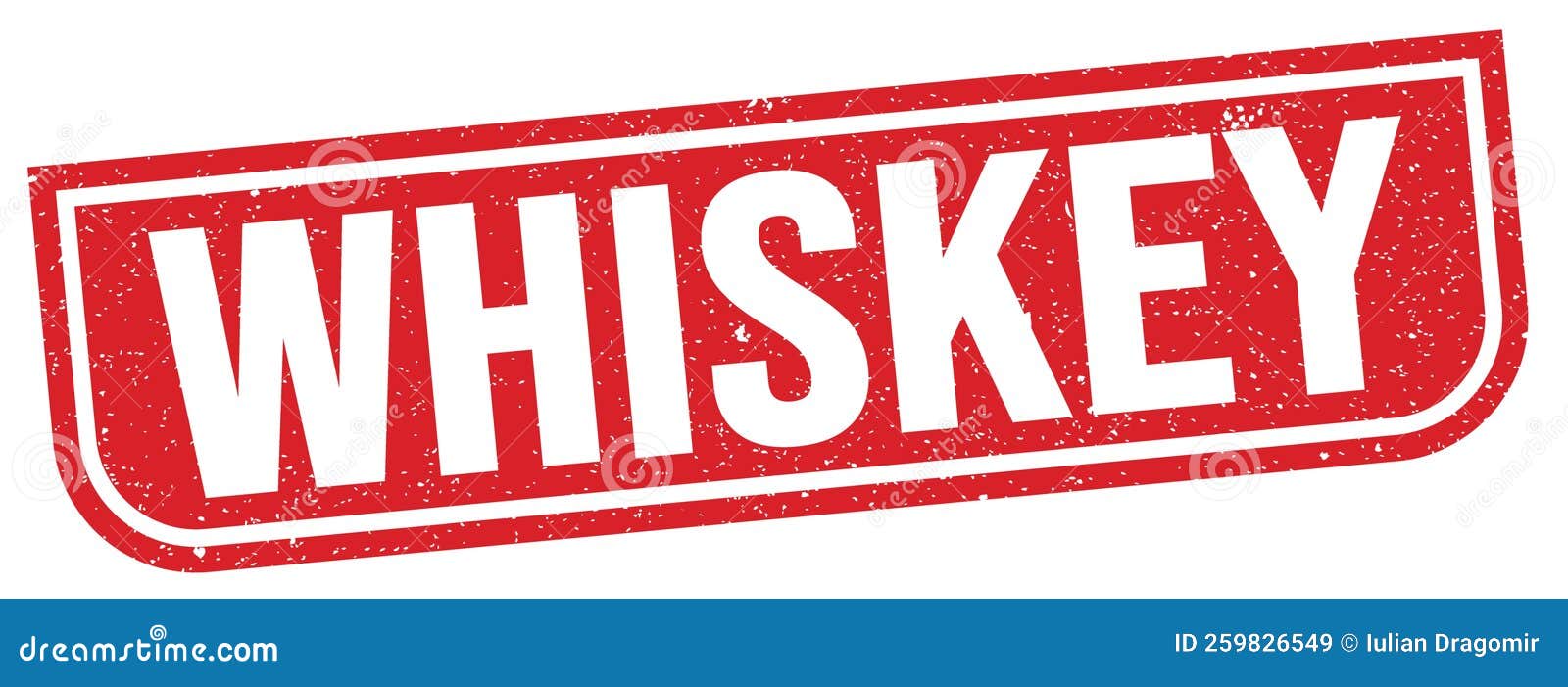 WHISKEY Text Written on Red Stamp Sign Stock Illustration ...