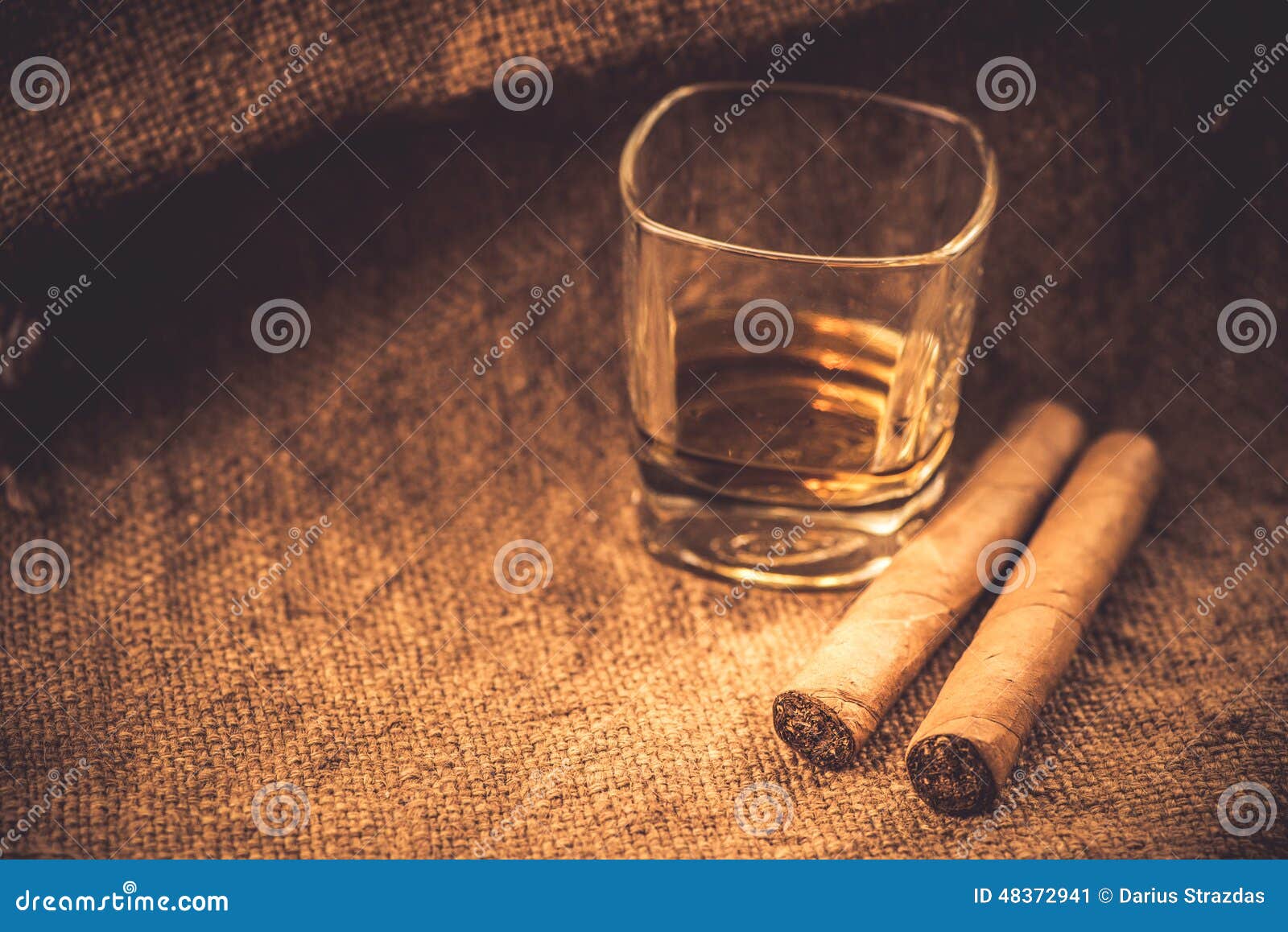 Whisky and cigars stock image. Image of alcohol, drink - 48372941