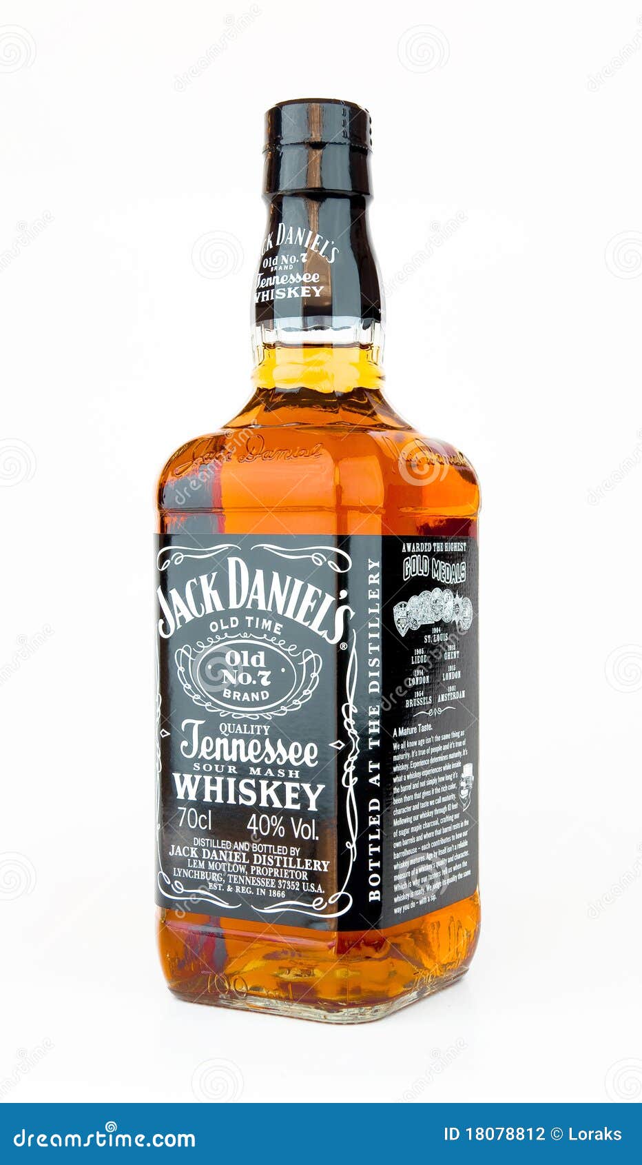 Whisky de Gato Daniel. fotografía editorial. Imagen de whisky - 18078812