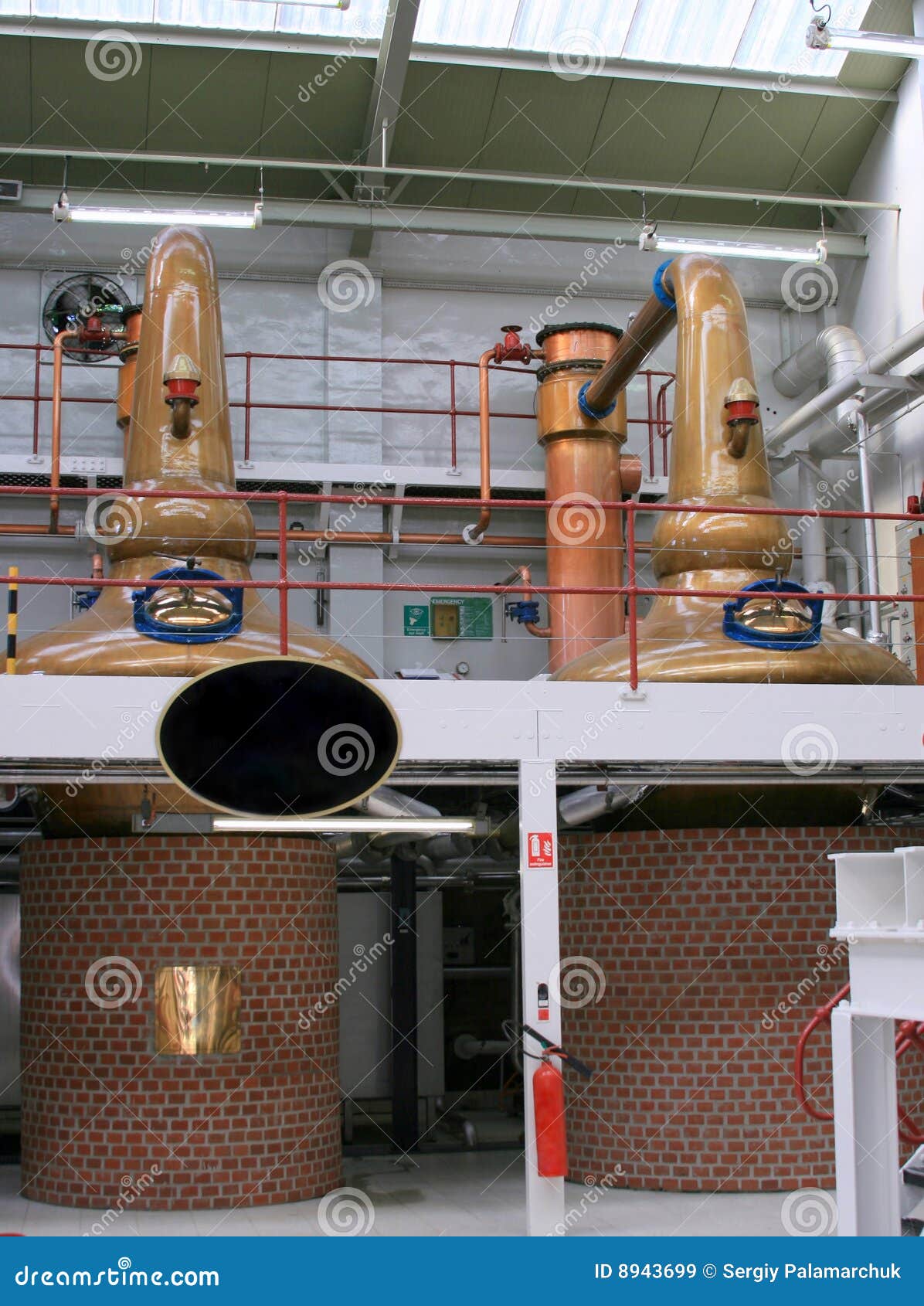 Whisky distillery inside stock image. Image of culvert - 8943699