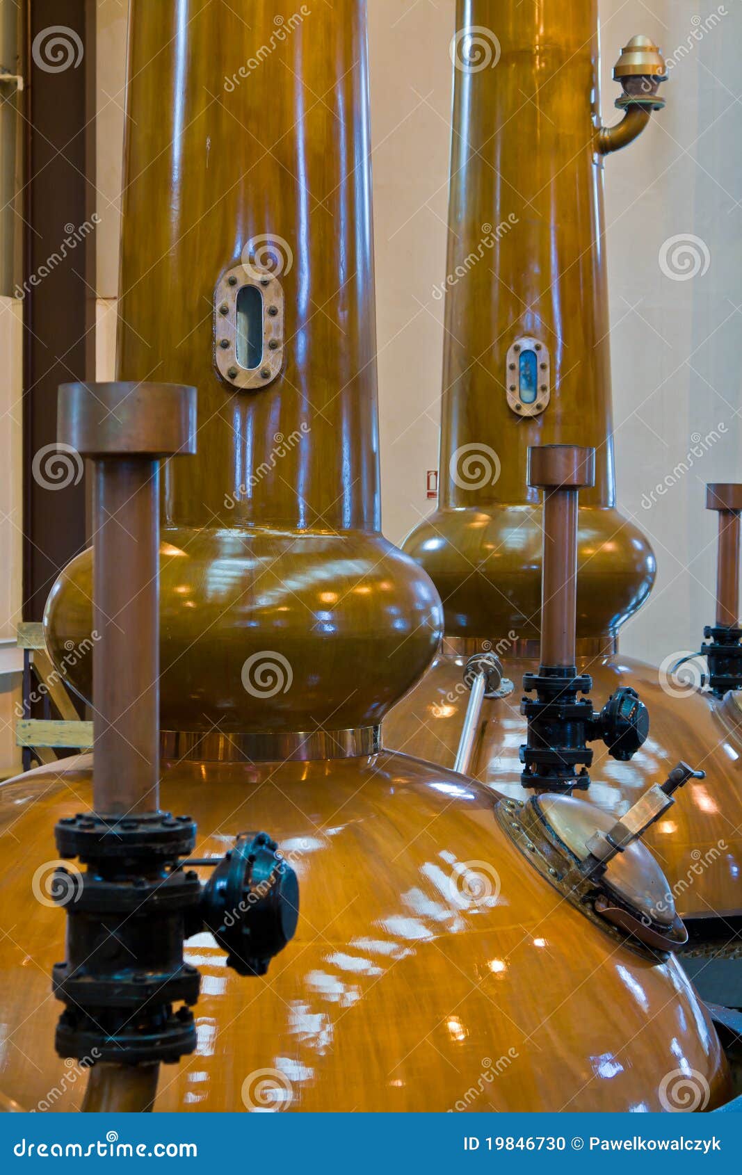 Whisky distillery stills stock photo. Image of whisky - 19846730