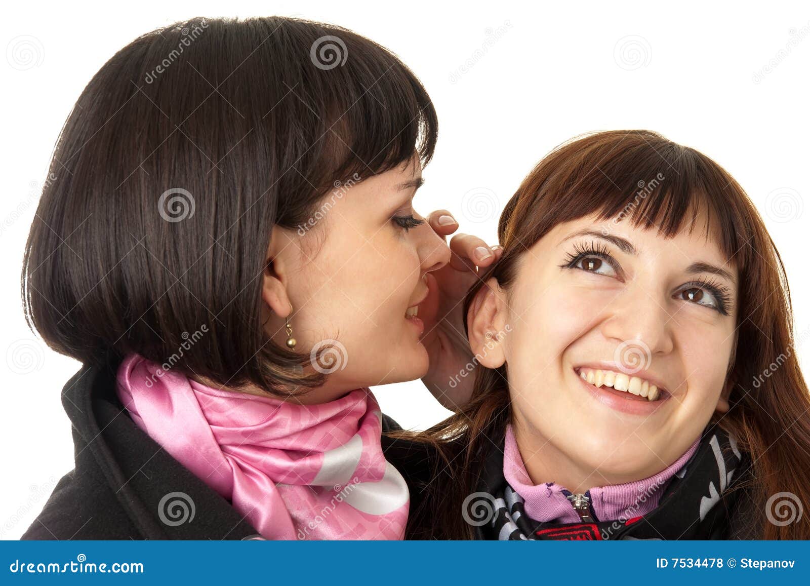 Whisper stock photo. Image of listening, face, discussion - 7534478