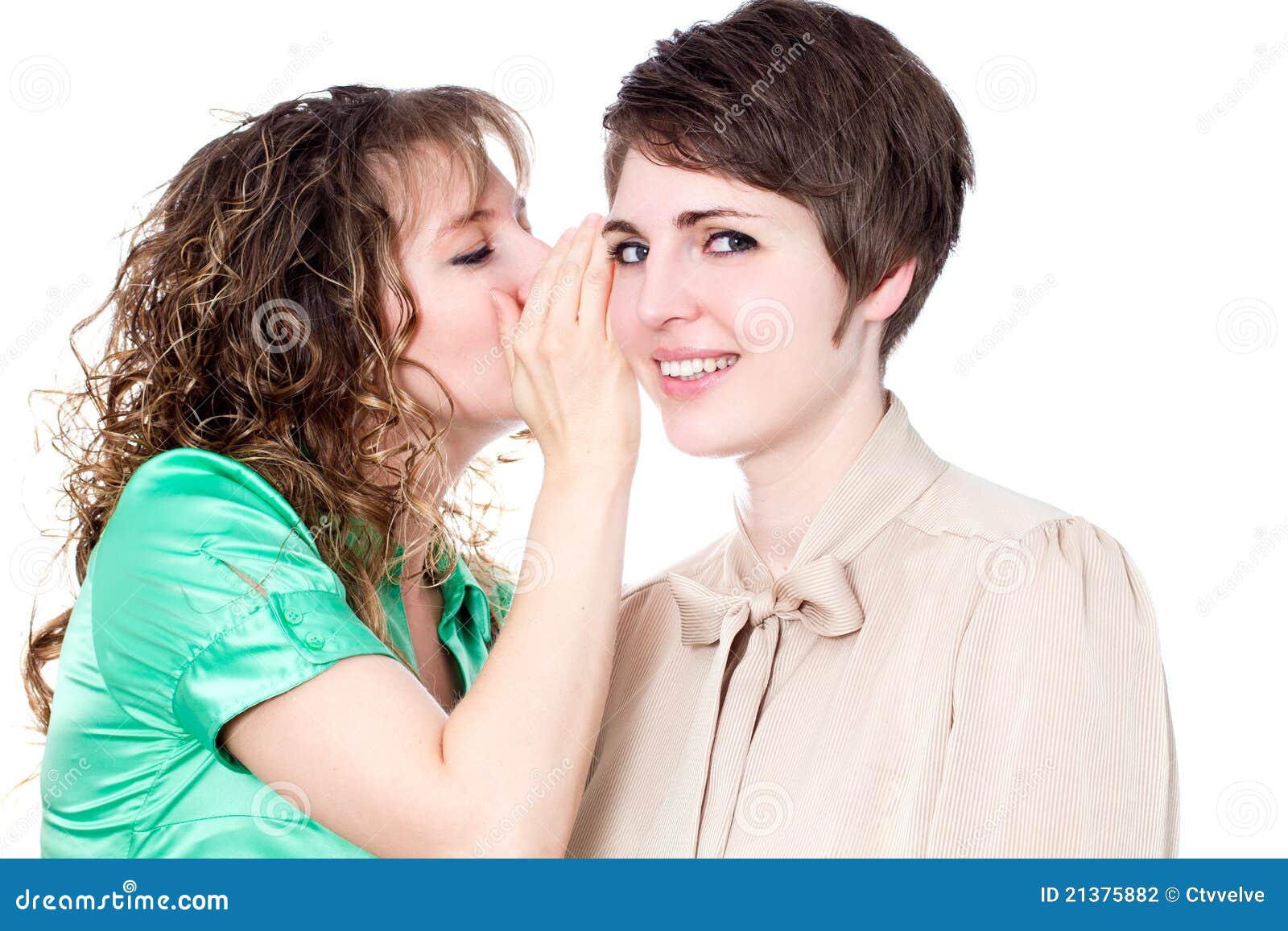 Whispering stock photo. Image of blab, people, head, friends - 21375882