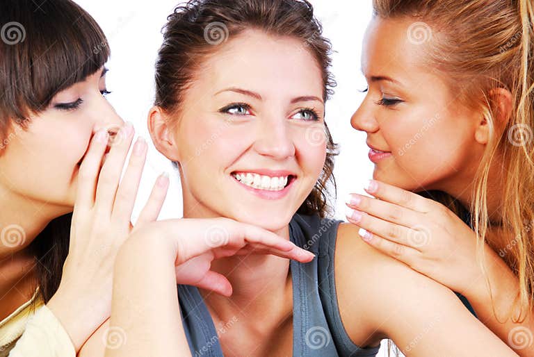 Whispering stock image. Image of gossiping, bruit, friends - 7088165