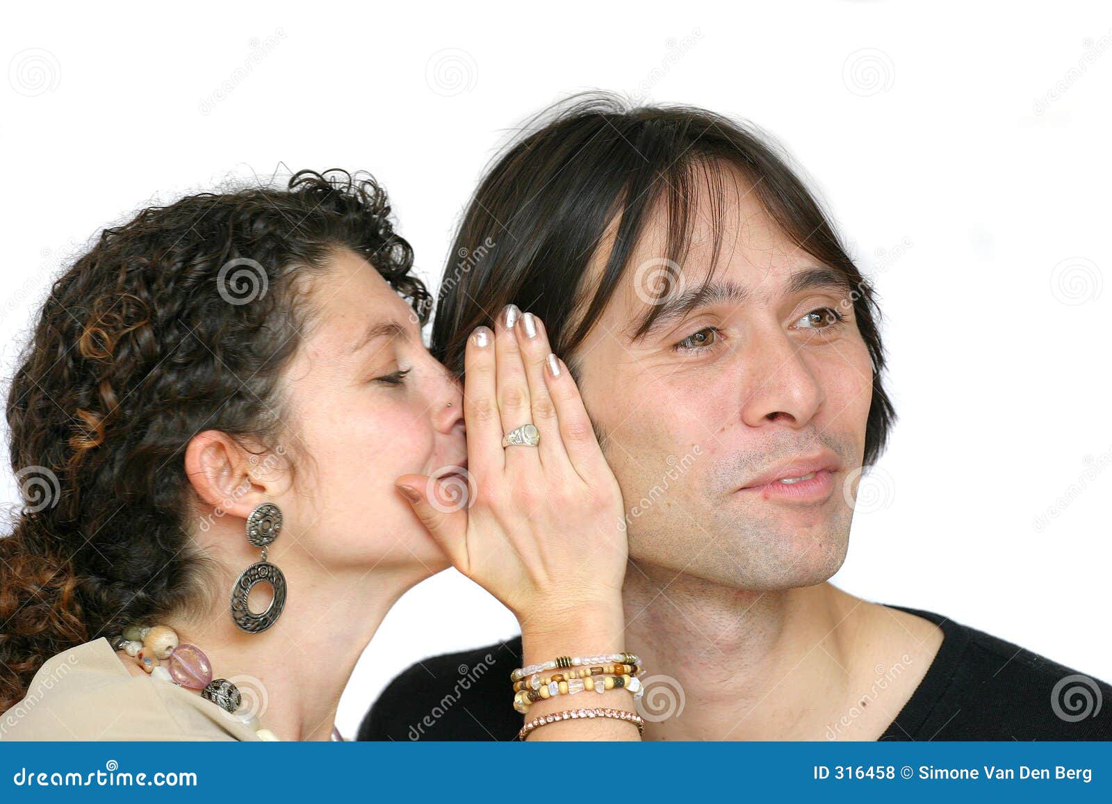 Whispering the Latest Gossip Stock Photo - Image of beauty, beautiful ...