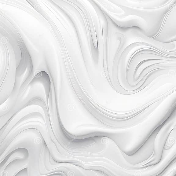 A Captivating White Wavy Pattern in Design.Computer Digital Drawing ...