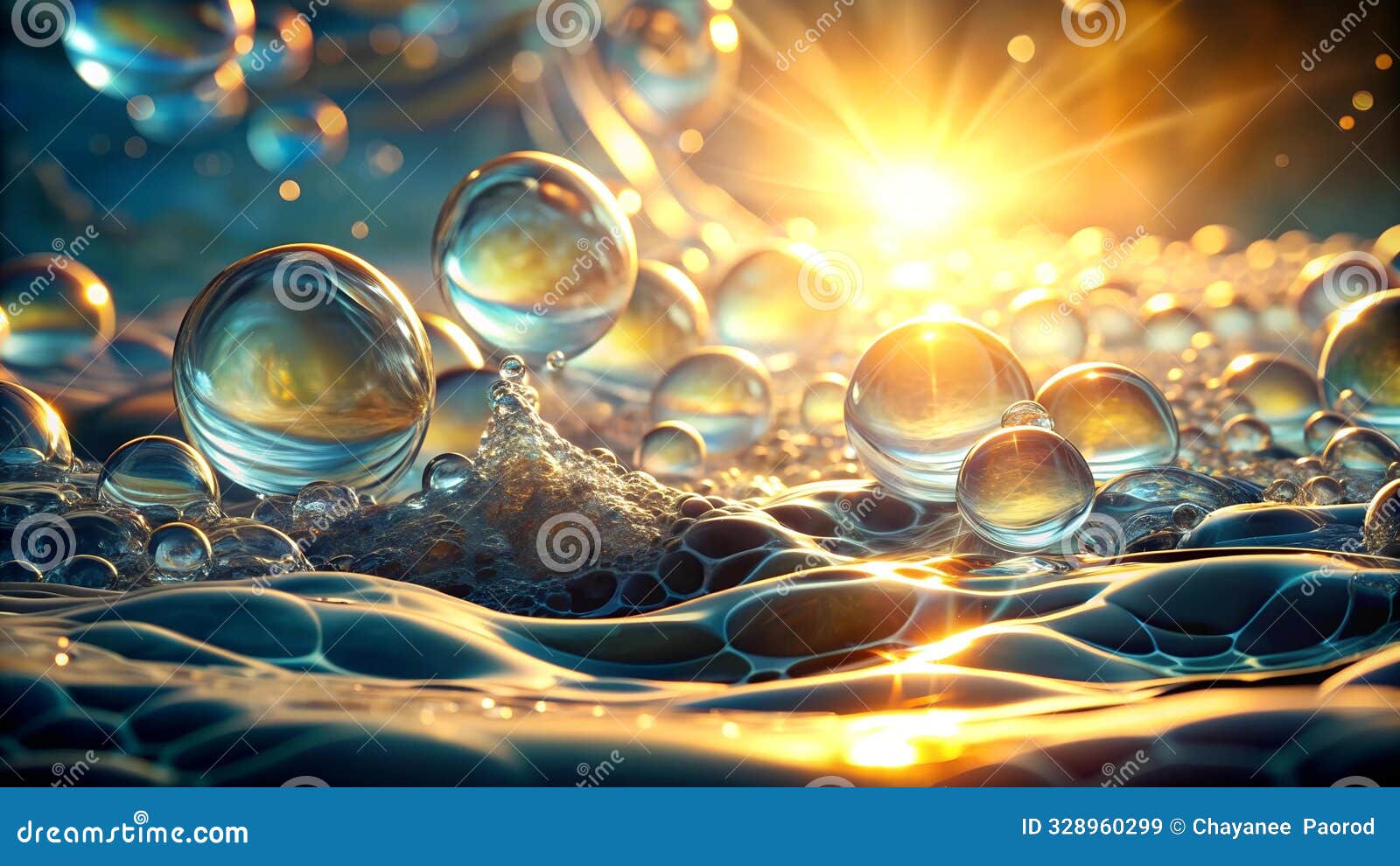 The Whispers Of Water: A Dreamy Dance Of Soap And Light AI Generated ...