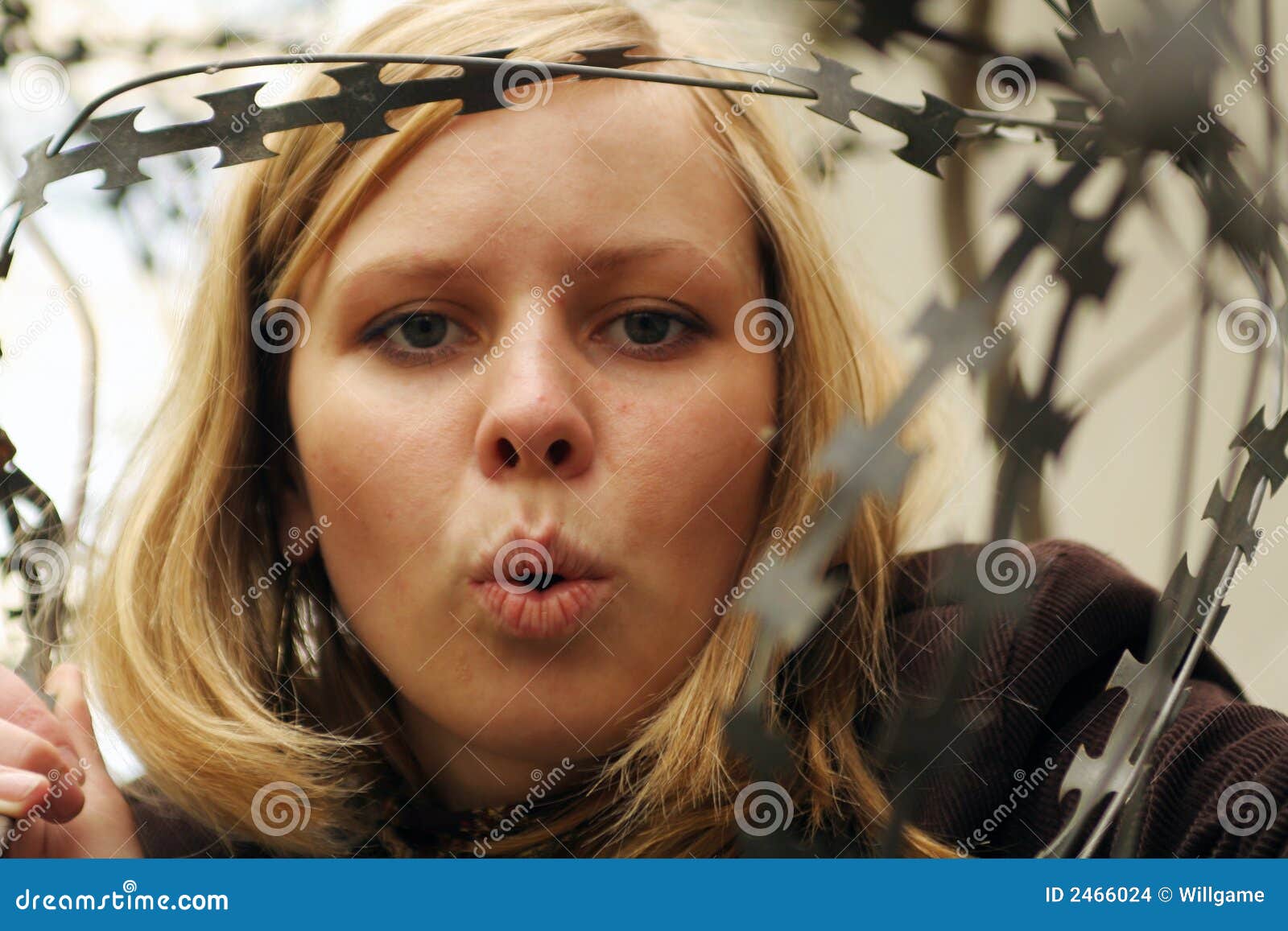 Whistle stock photo. Image of dreamy, blonde, restriction - 2466024
