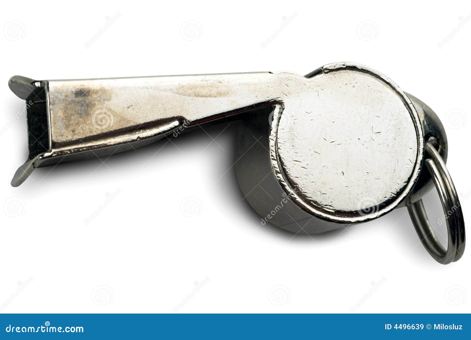Whistle stock image. Image of metal, isolated, whistle - 4496639