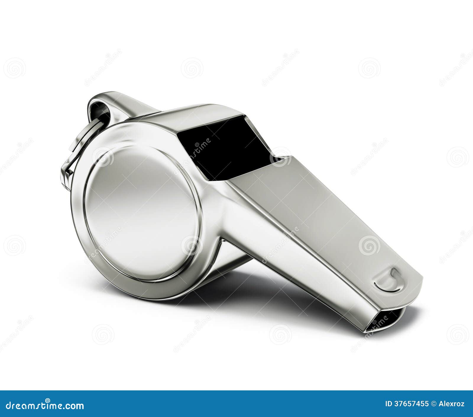 Whistle stock illustration. Illustration of sports, chrome - 37657455