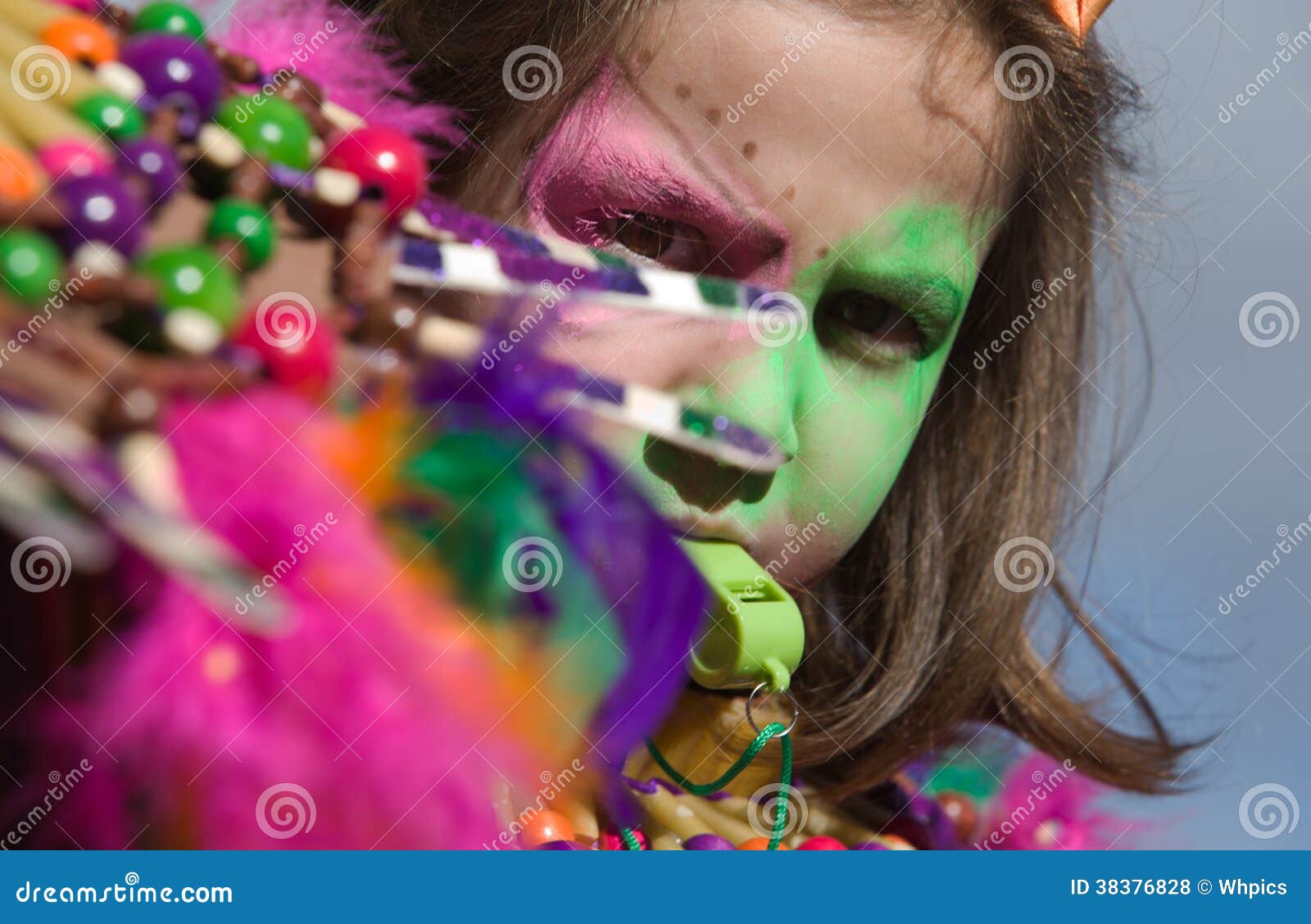 Whistle girl editorial stock photo. Image of street, interest - 38376828
