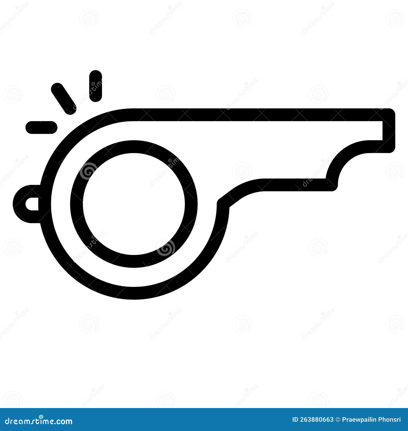 Whistle Icon. Abstract Sign and Symbol for Template Design Stock ...
