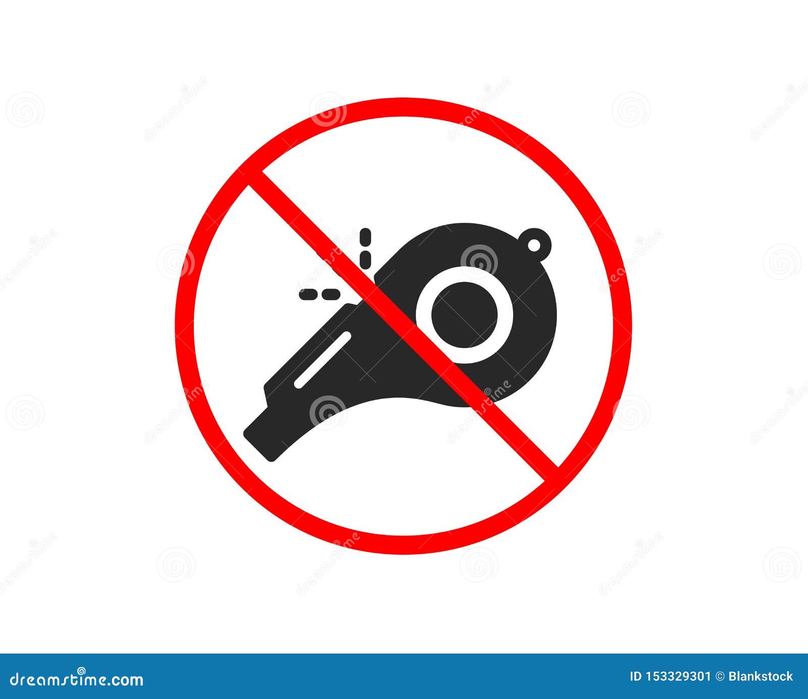 Whistle Icon. Kick-off Sign. Vector Stock Vector - Illustration of game ...