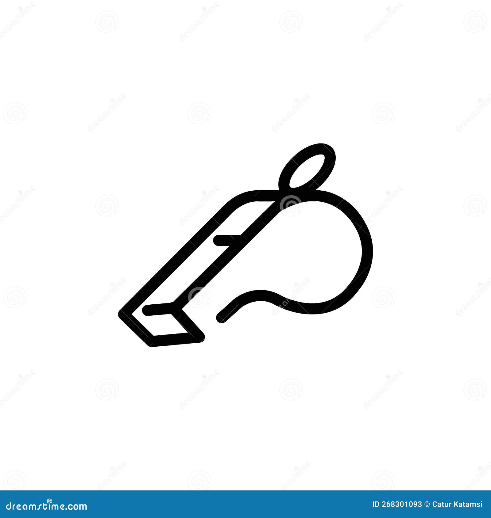 Whistle Icon Logo Vector Design Template Stock Illustration ...