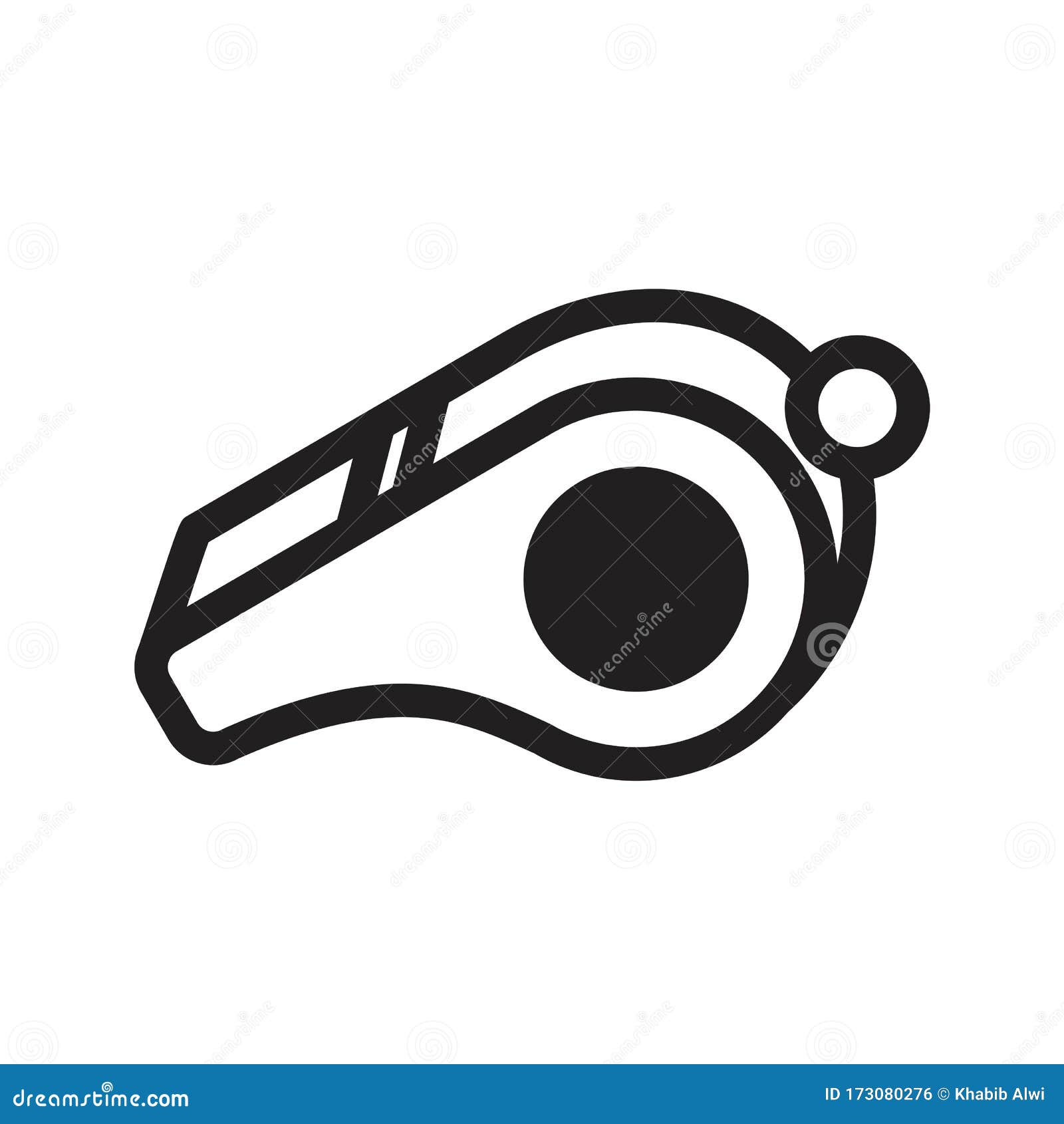 Whistle Icon Template Black Color Editable. Whistle Icon Symbol Flat ...