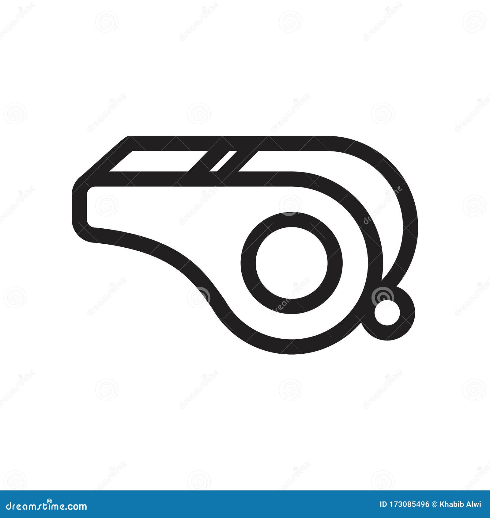 Whistle Icon Template Black Color Editable. Whistle Icon Symbol Flat ...