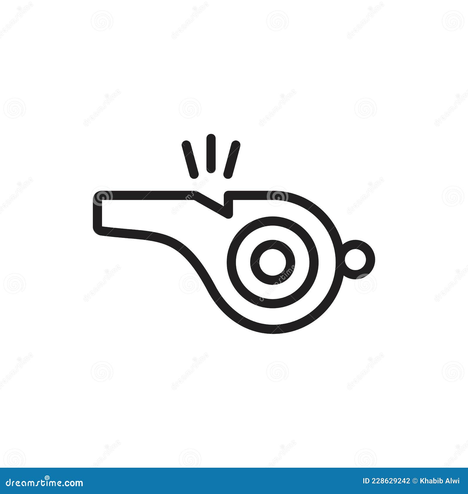 Offside Icon Vector From Soccer Collection. Thin Line Offside Outline ...