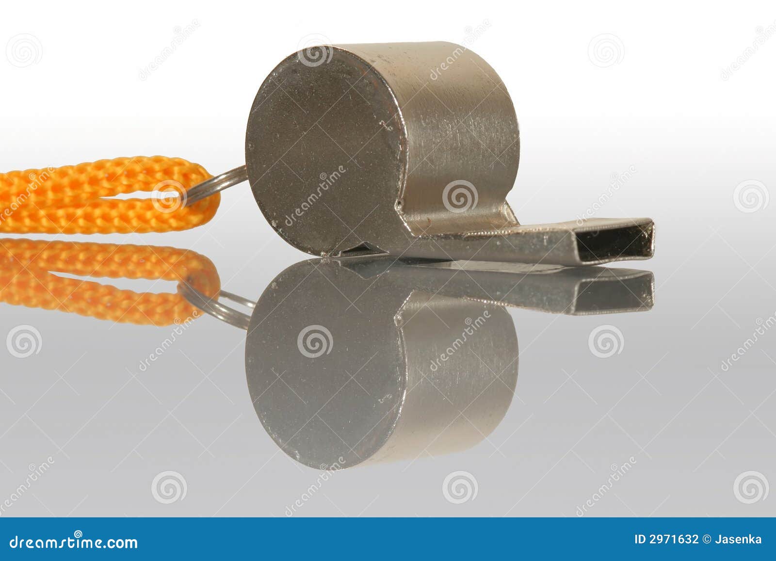 Whistle With Yellow String Picture. Image: 2971632