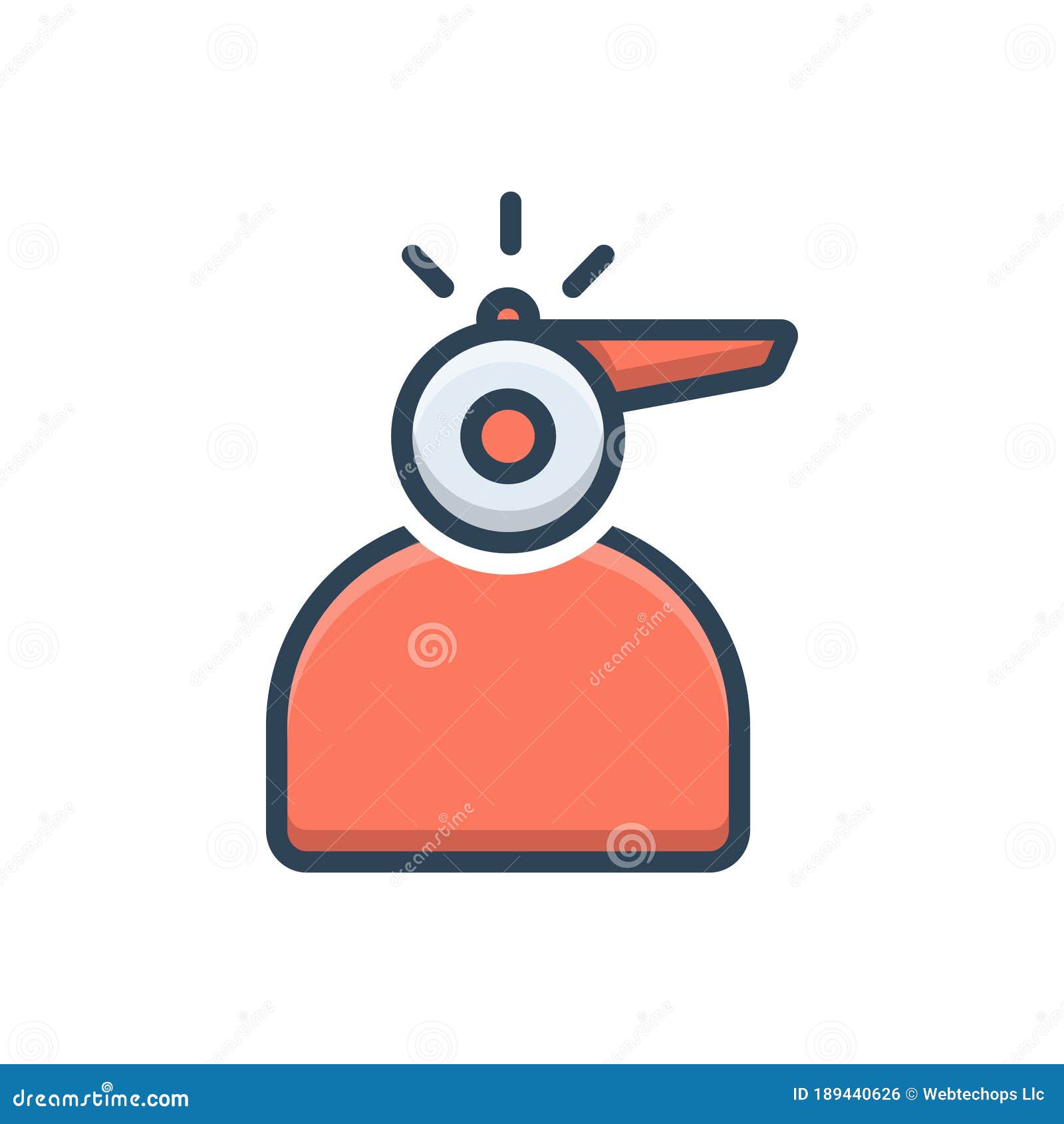 Color Illustration Icon for Whistleblower, Liability and Whistle Stock ...