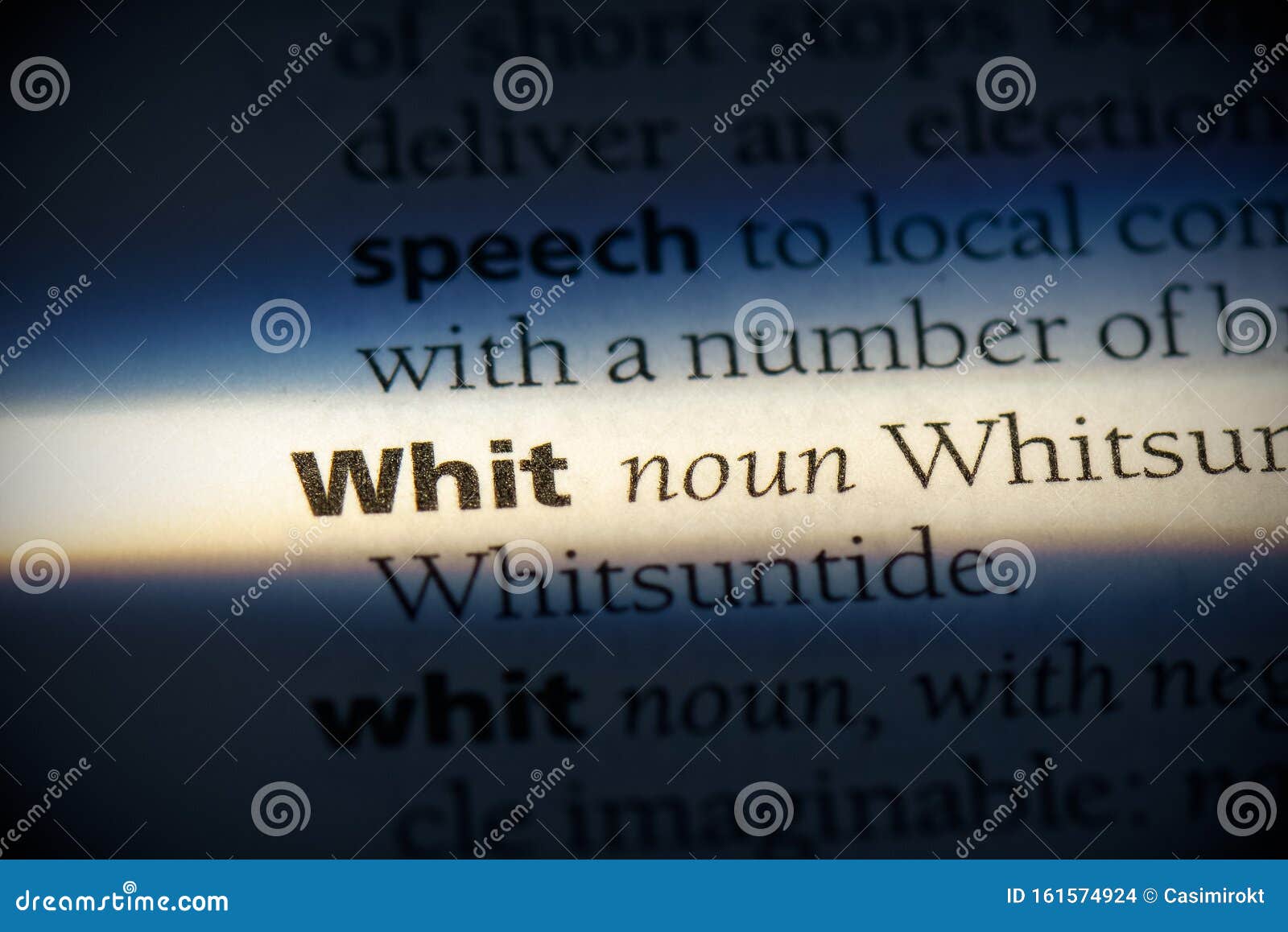 Whit stock photo. Image of learn, writing, focus, meaning - 161574924