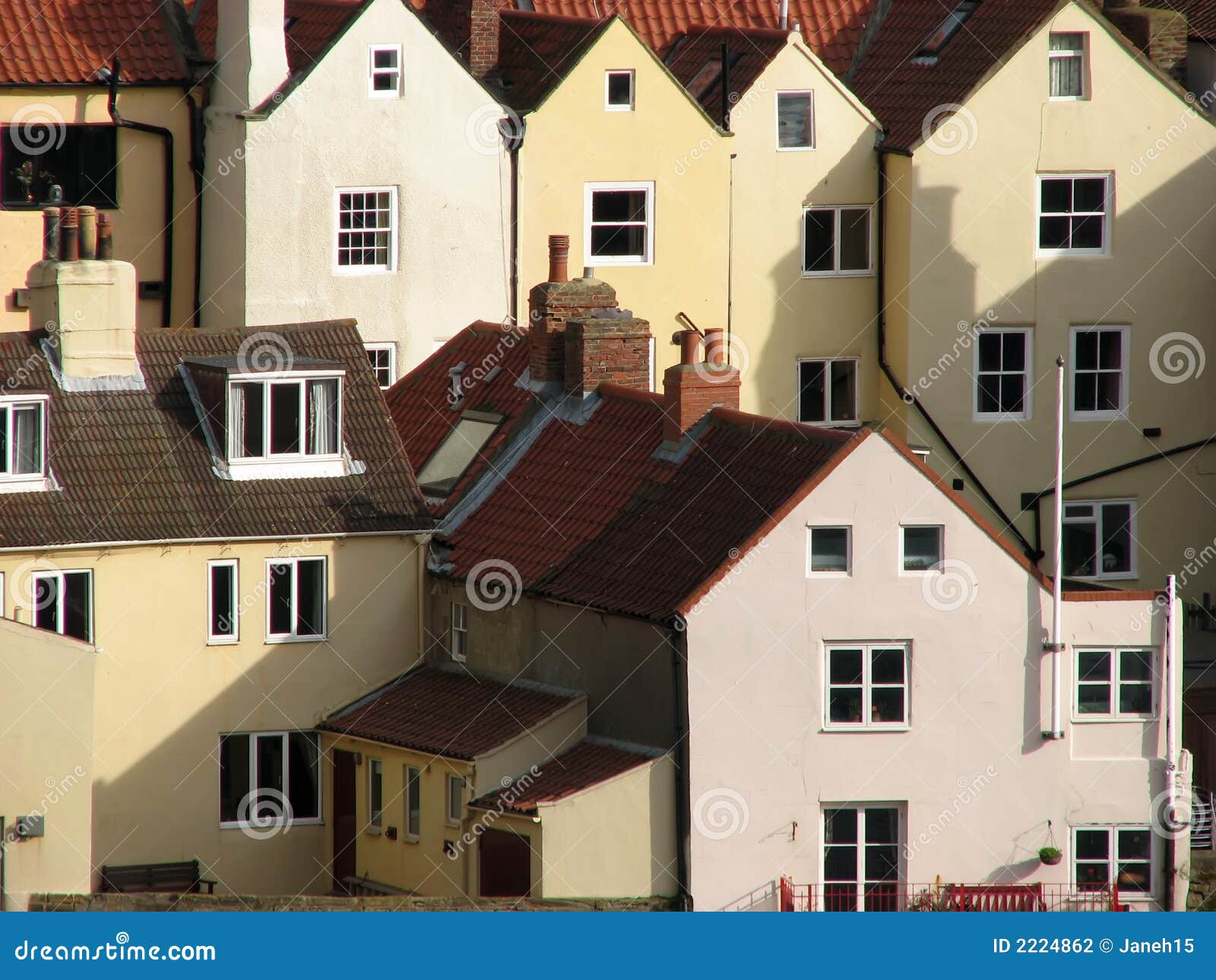 Whitby houses stock photo. Image of europe, beautiful - 2224862