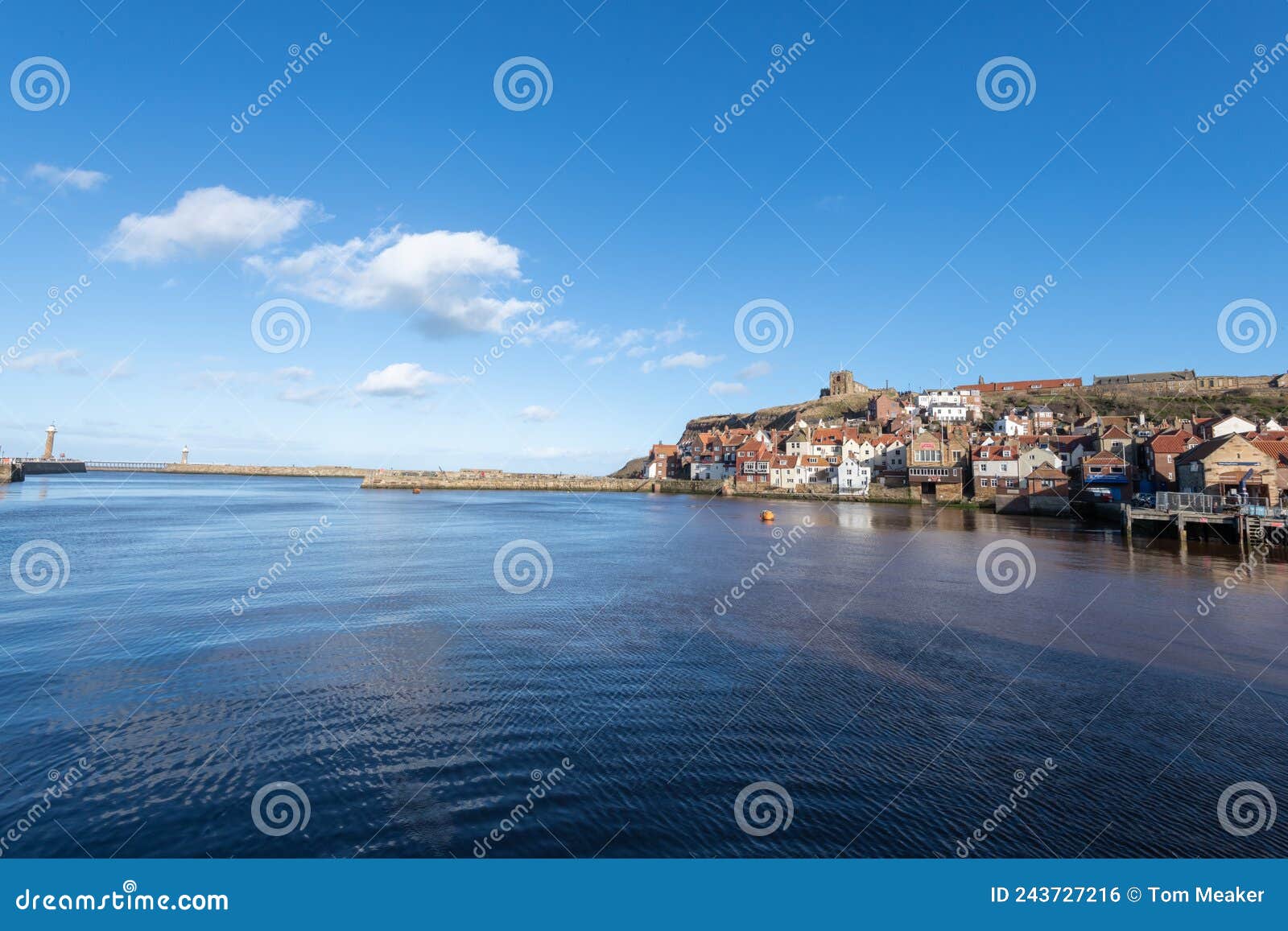 Whitby stock photo. Image of coastal, scenic, horizon - 243727216