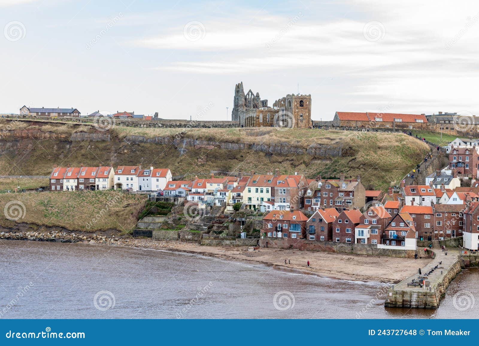 Whitby editorial stock photo. Image of coast, famous - 243727648