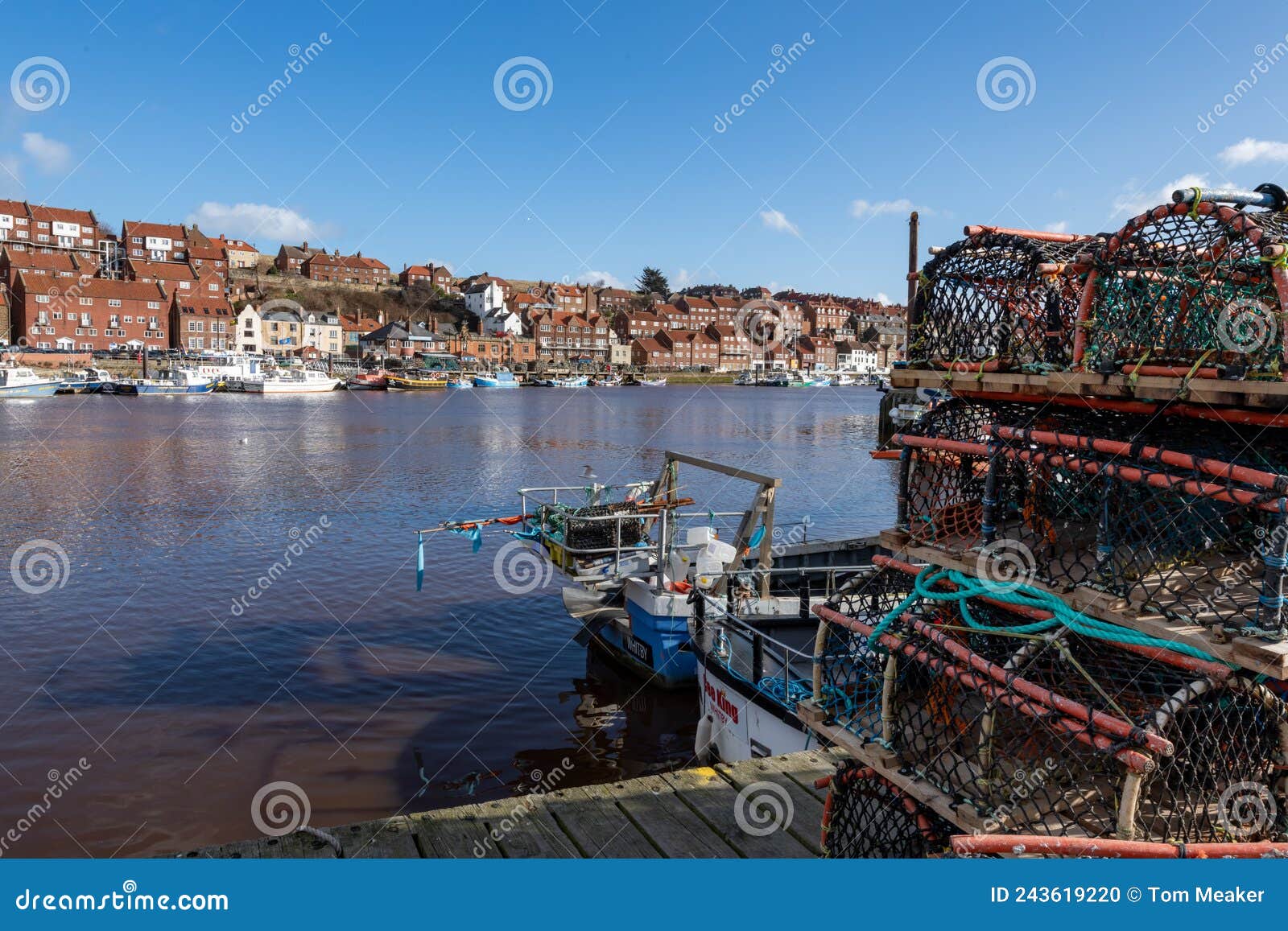Whitby marina stock photo. Image of scenery, boats, historical - 243619220