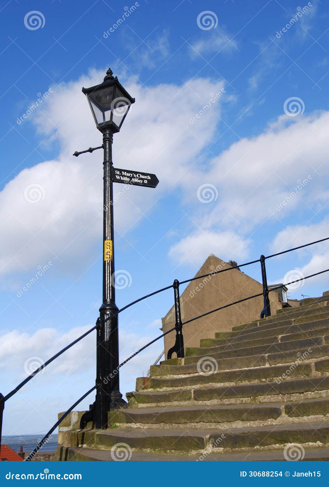 Whitby steps stock photo. Image of sign, north, stone - 30688254