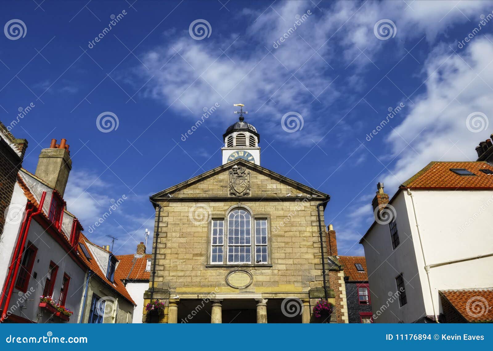 Whitby town hall stock photo. Image of urban, stonework - 11176894