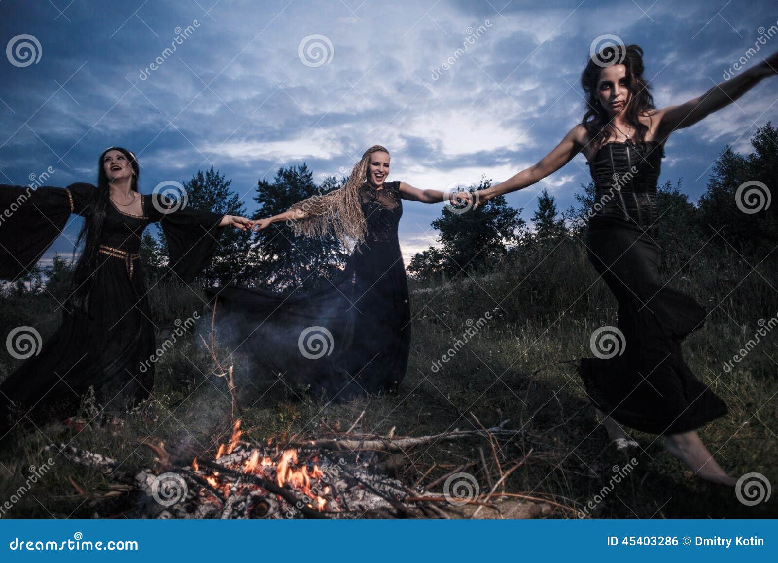 Whitches coven stock photo. Image of alchemist, adults - 45403286