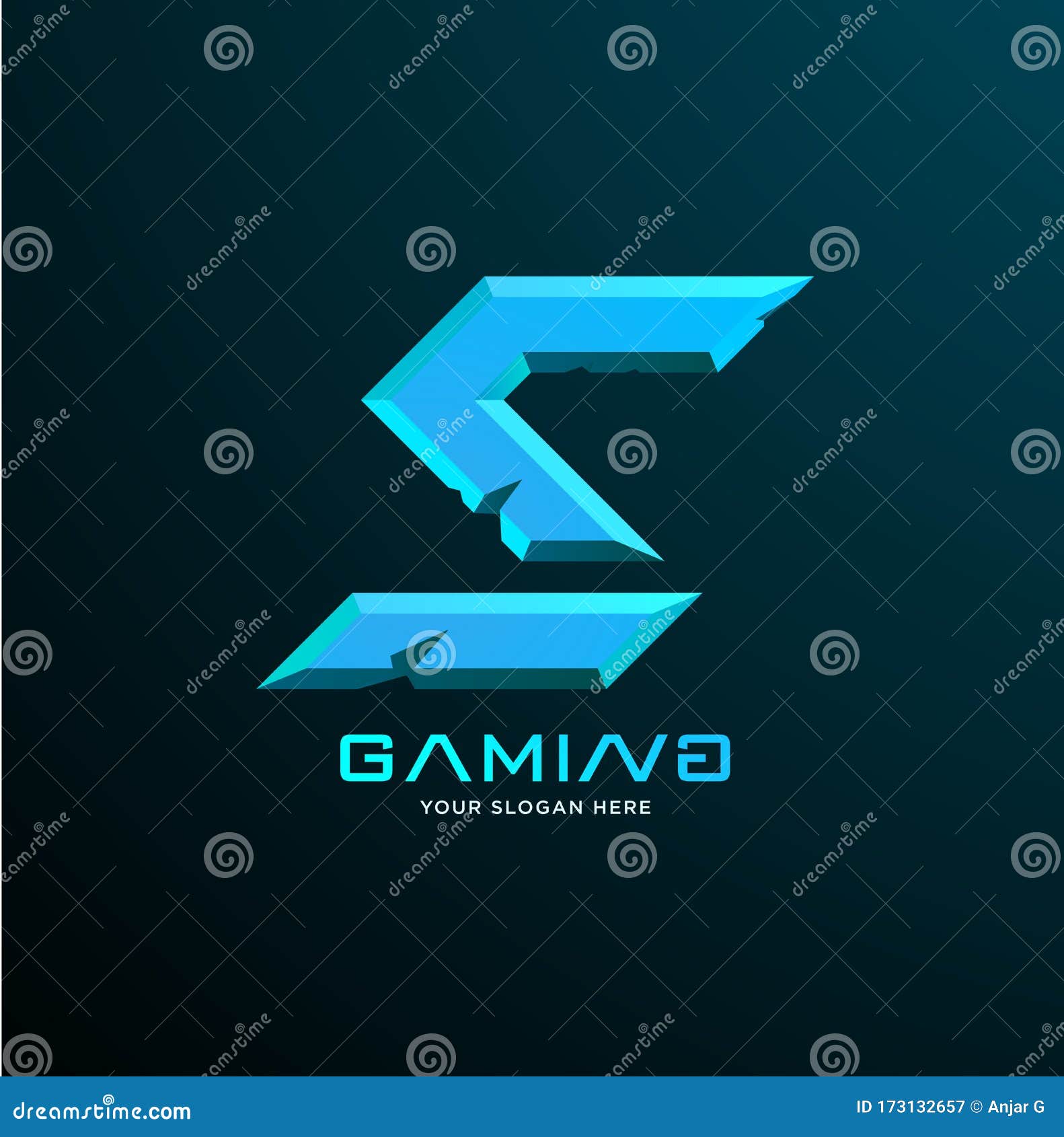 Initial Letter S Gaming Esports Style Logo Template Stock Vector ...