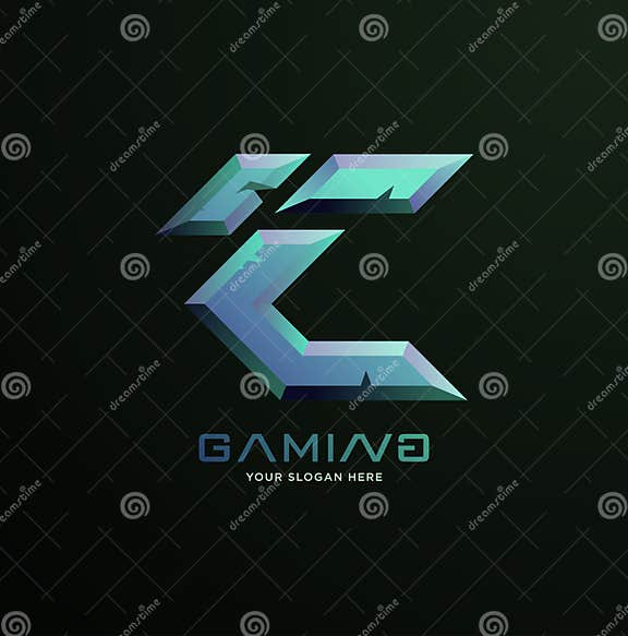 Initial Letter C Gaming Esports Style Logo Template Stock Vector ...