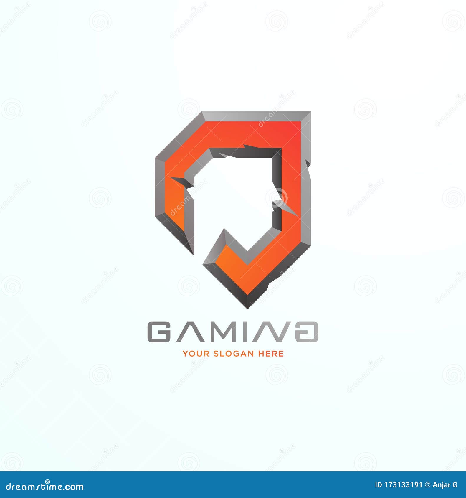 Initial Letter O Gaming Esports Style Logo Template Stock Vector ...