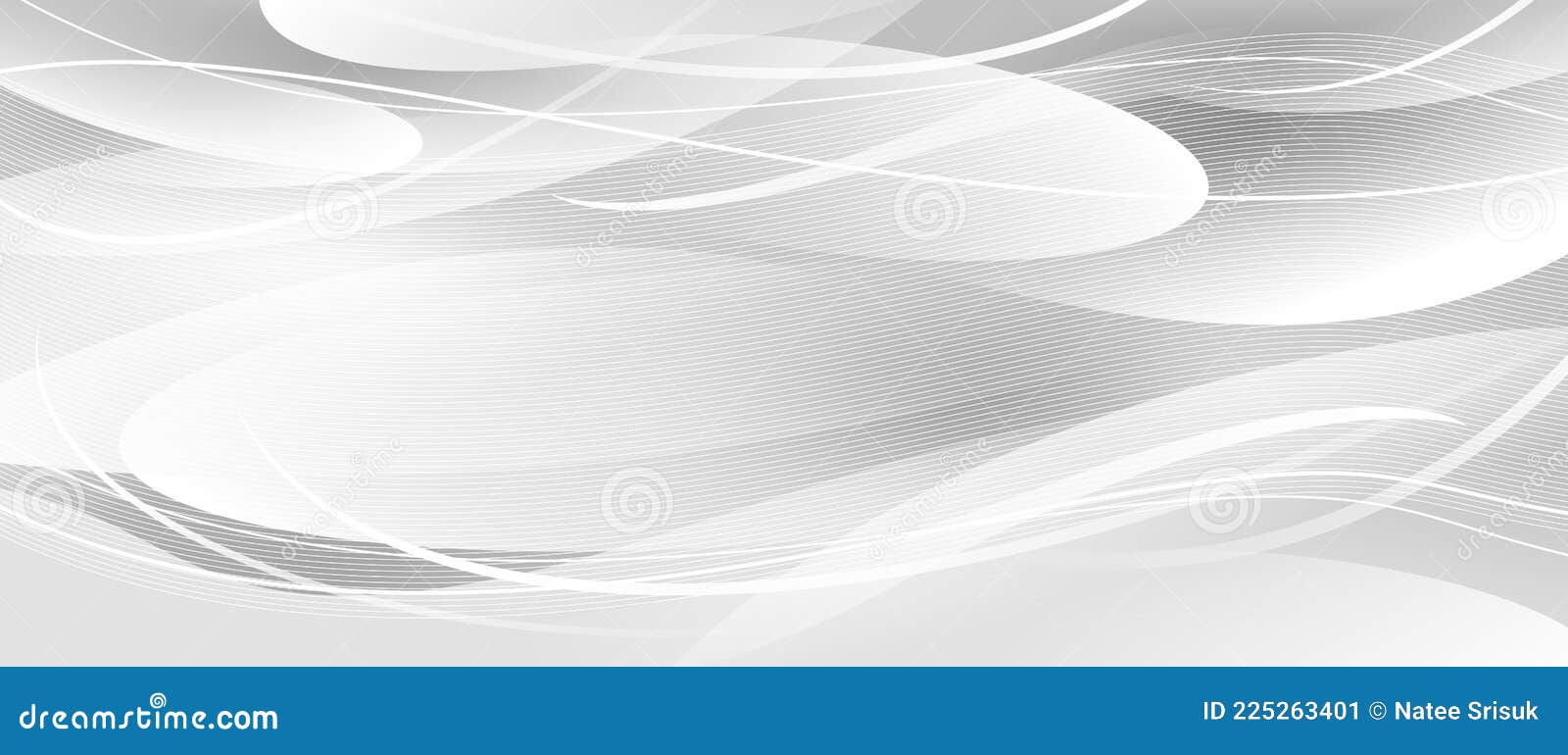 White Abstract Background Banner Design Stock Vector - Illustration of ...