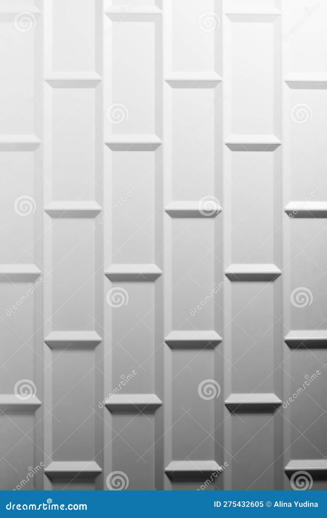 White Abstract Background of Glossy Ceramic Rectangle Tile with ...